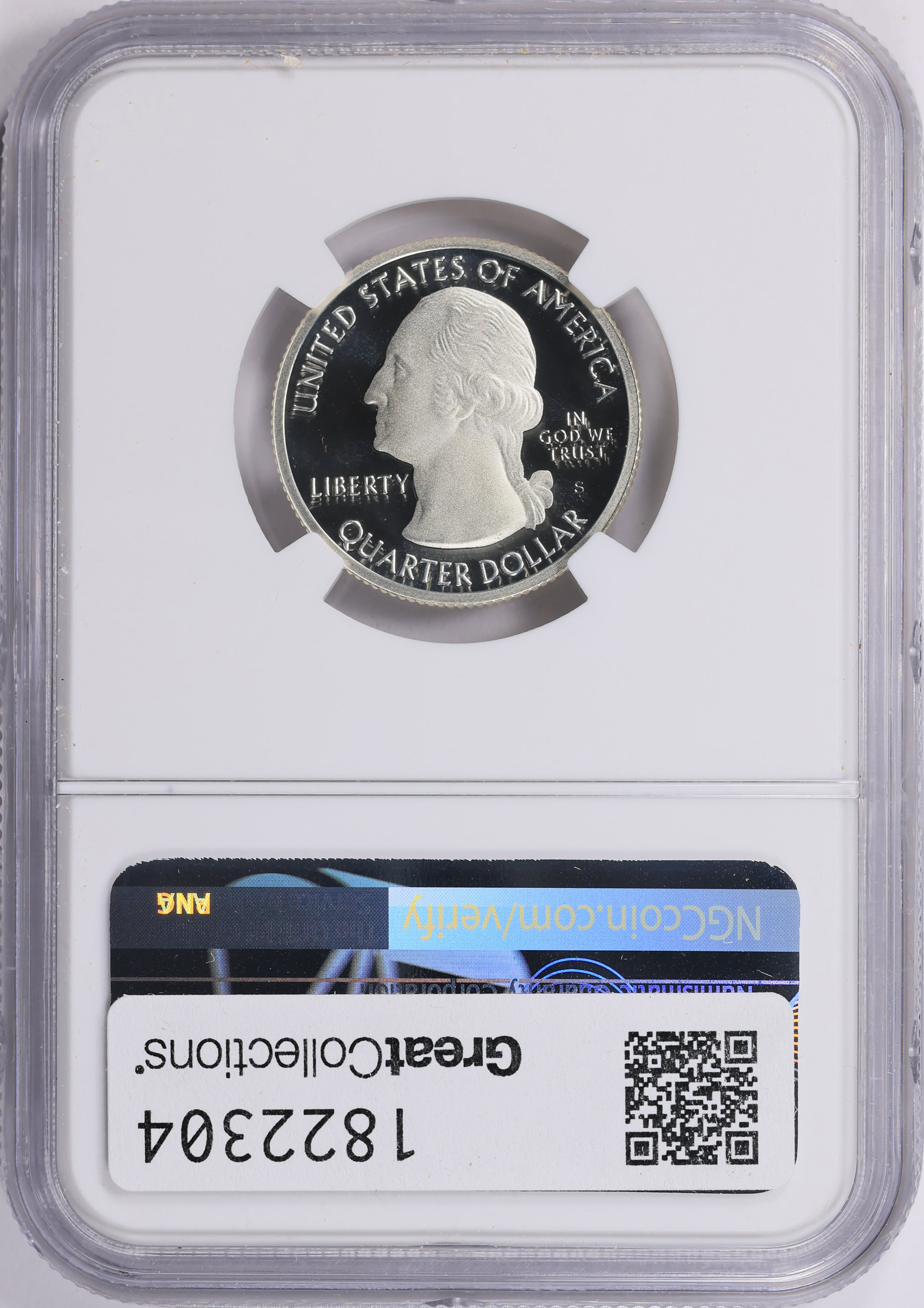 2018-S America the Beautiful Quarter Block Island NP Silver Early ...