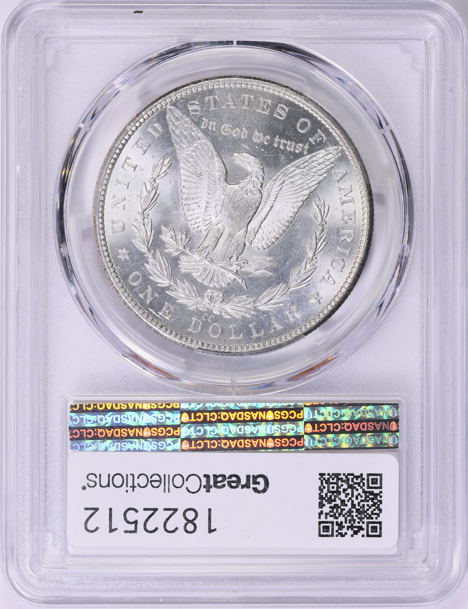 1882-CC Morgan Silver Dollar PCGS MS-63 (Item 1822512) | GreatCollections Coin Auctions