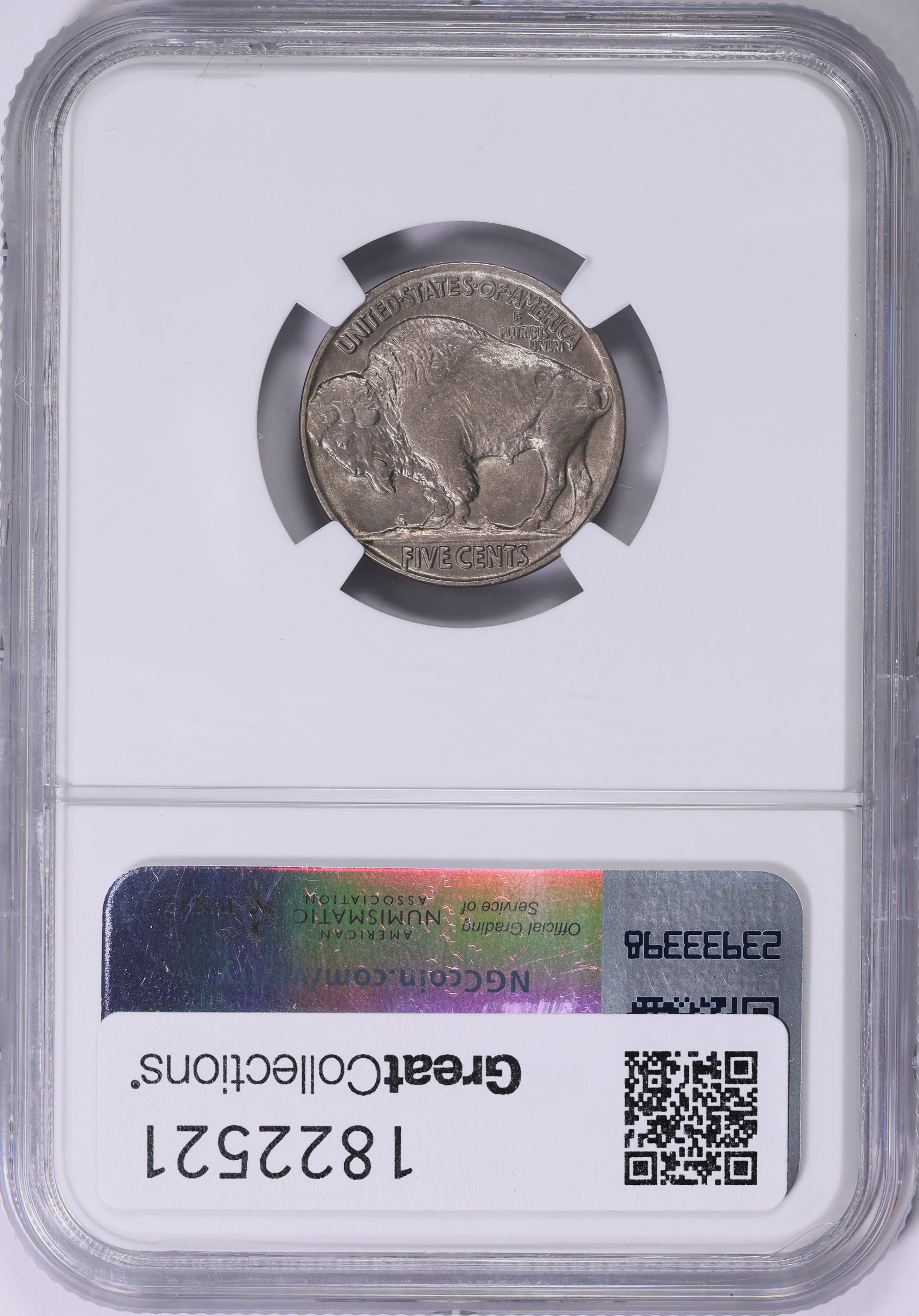 1927 Buffalo Nickel NGC MS-62 (Item 1822521) | GreatCollections Coin ...