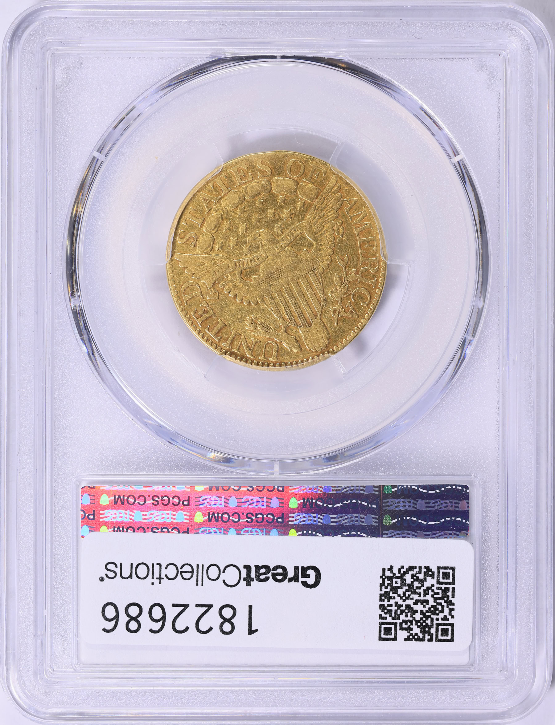 1807 Capped Bust Right Gold Half Eagle PCGS Genuine VF Details (Item ...