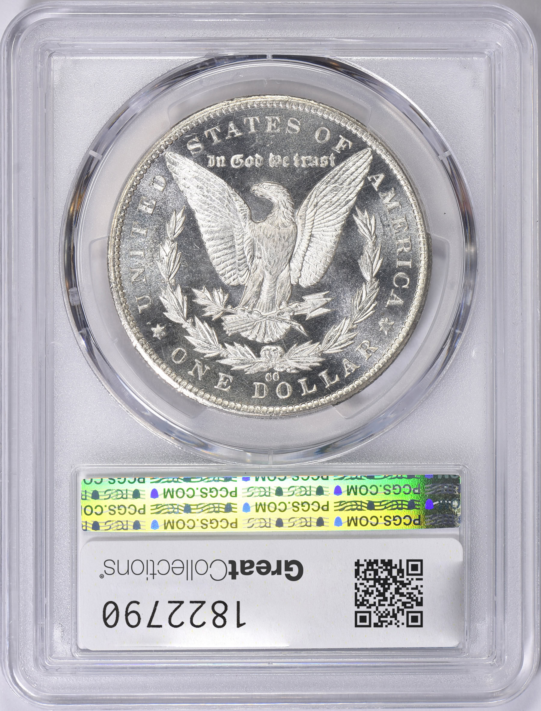 1885-CC Morgan Silver Dollar PCGS MS-66 DMPL (CAC Green) (Item 1822790) | GreatCollections Coin ...