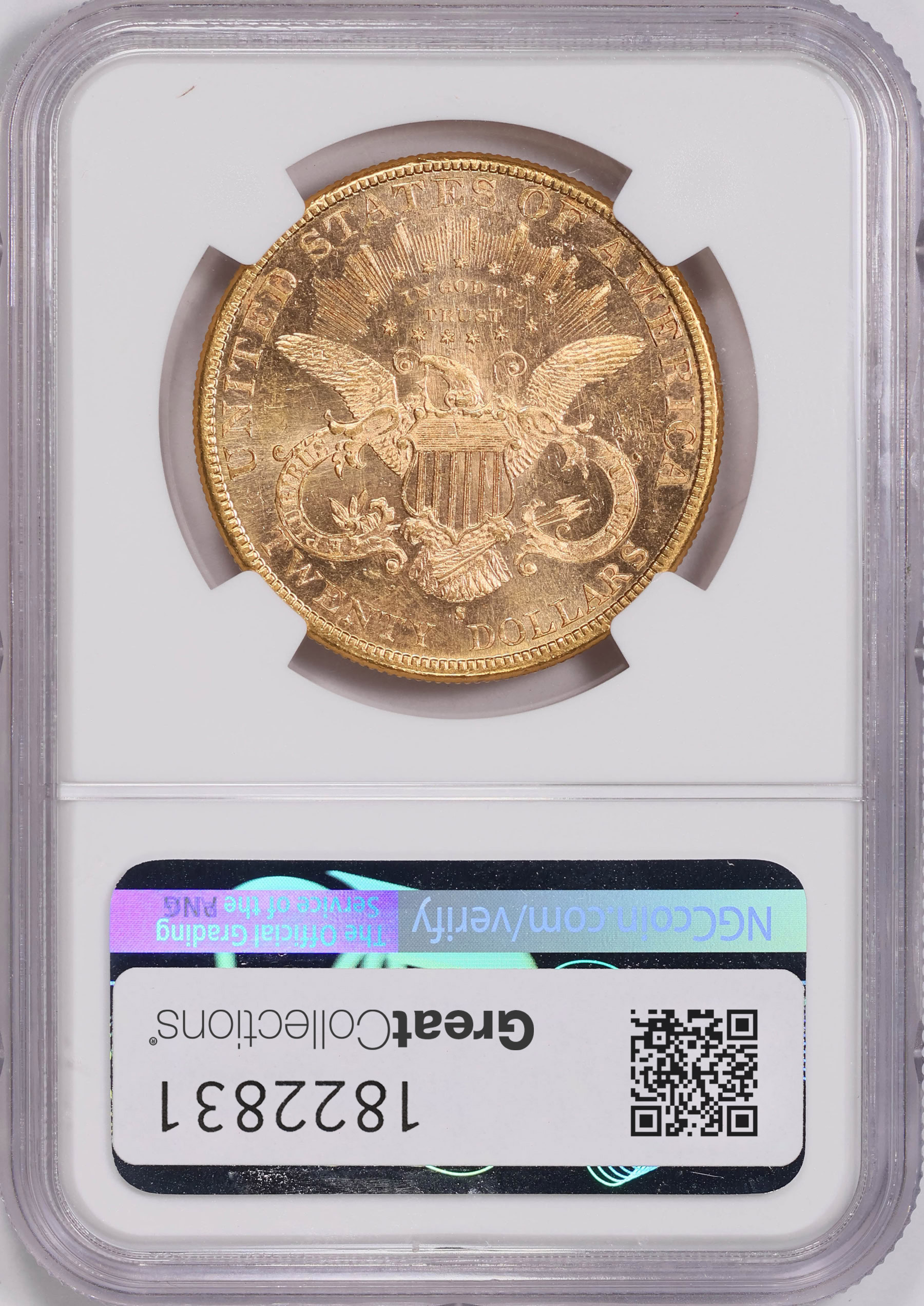 1896-S Liberty Gold Double Eagle NGC MS-61 PL (Item 1822831 ...