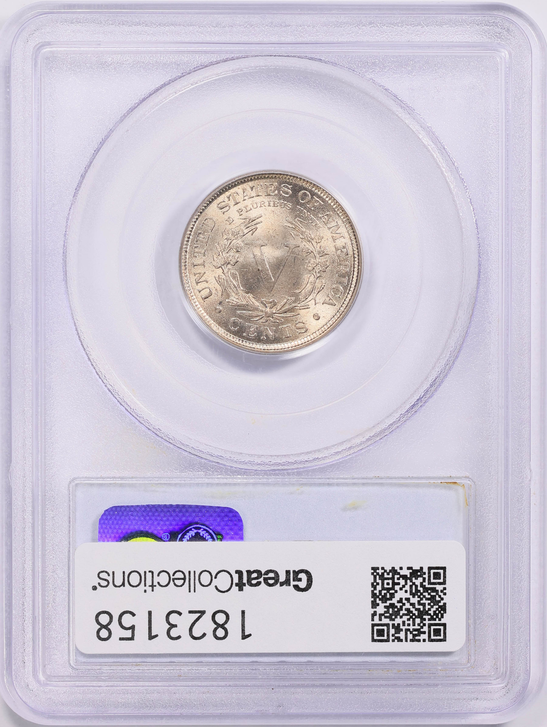 1893 Liberty Nickel PCGS MS-64 (Item 1823158) | GreatCollections Coin ...