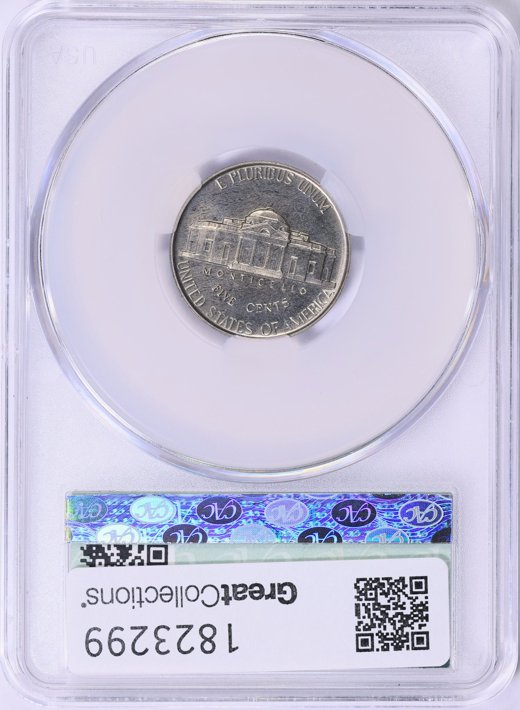 1942 Jefferson Nickel Type 1 CACG Proof-65 (Item 1823299) | GreatCollections Coin Auctions