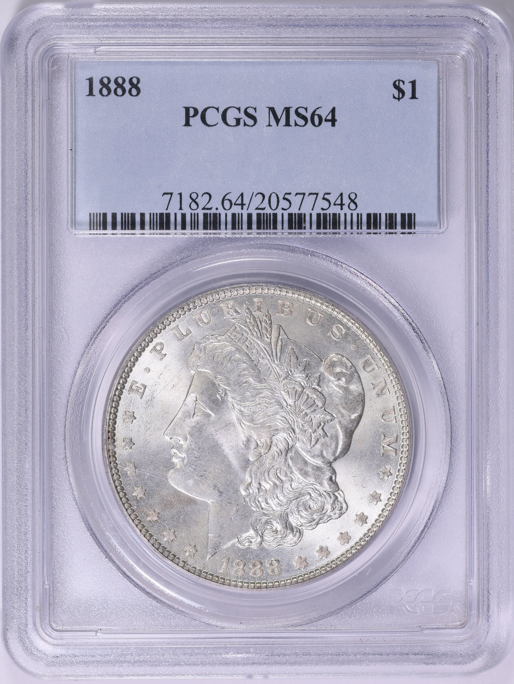 1888 Morgan Silver Dollar PCGS MS-64 (Item 1823408) | GreatCollections Coin Auctions