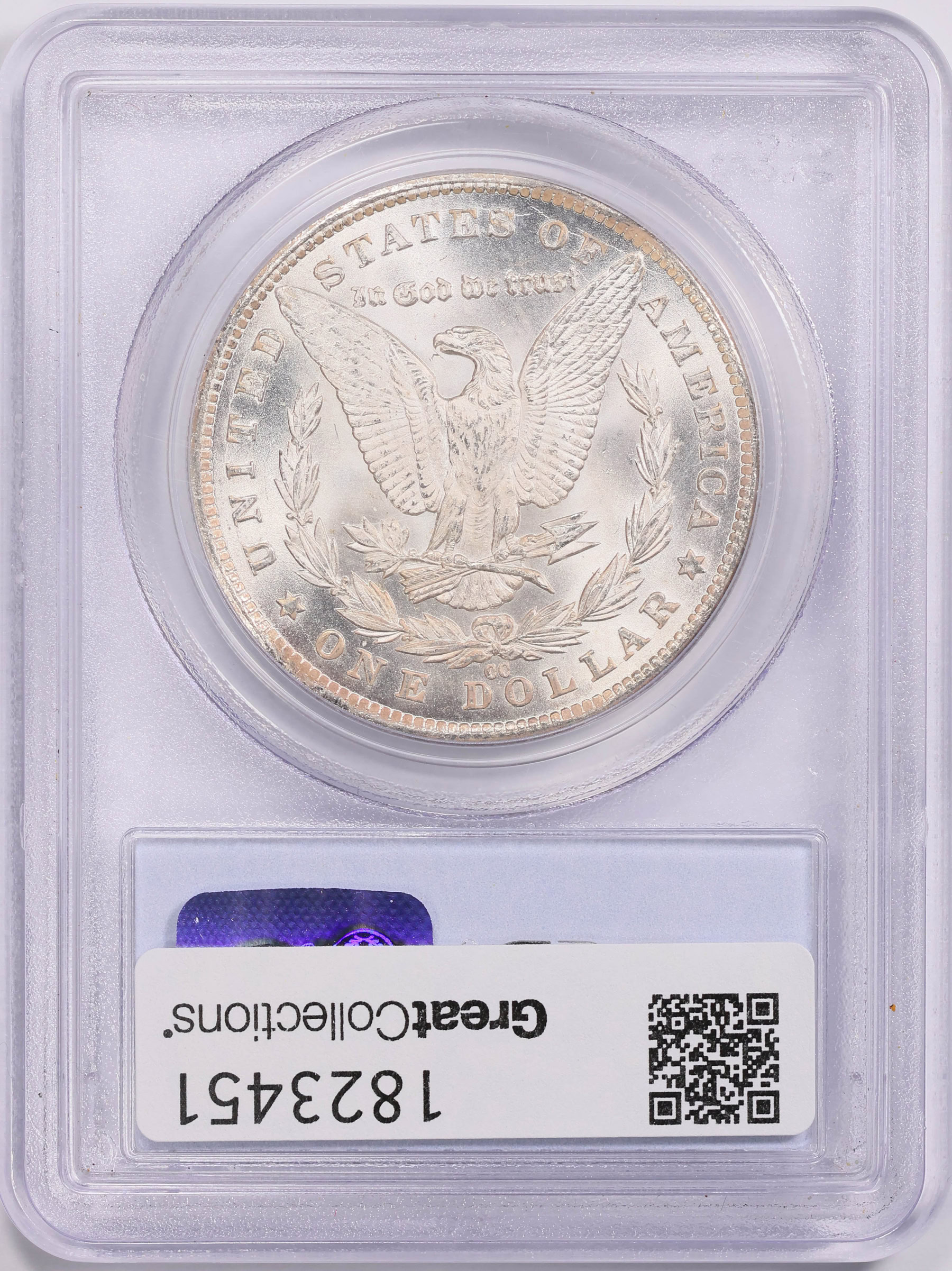 1881-CC Morgan Silver Dollar PCGS MS-64 (Item 1823451) | GreatCollections Coin Auctions