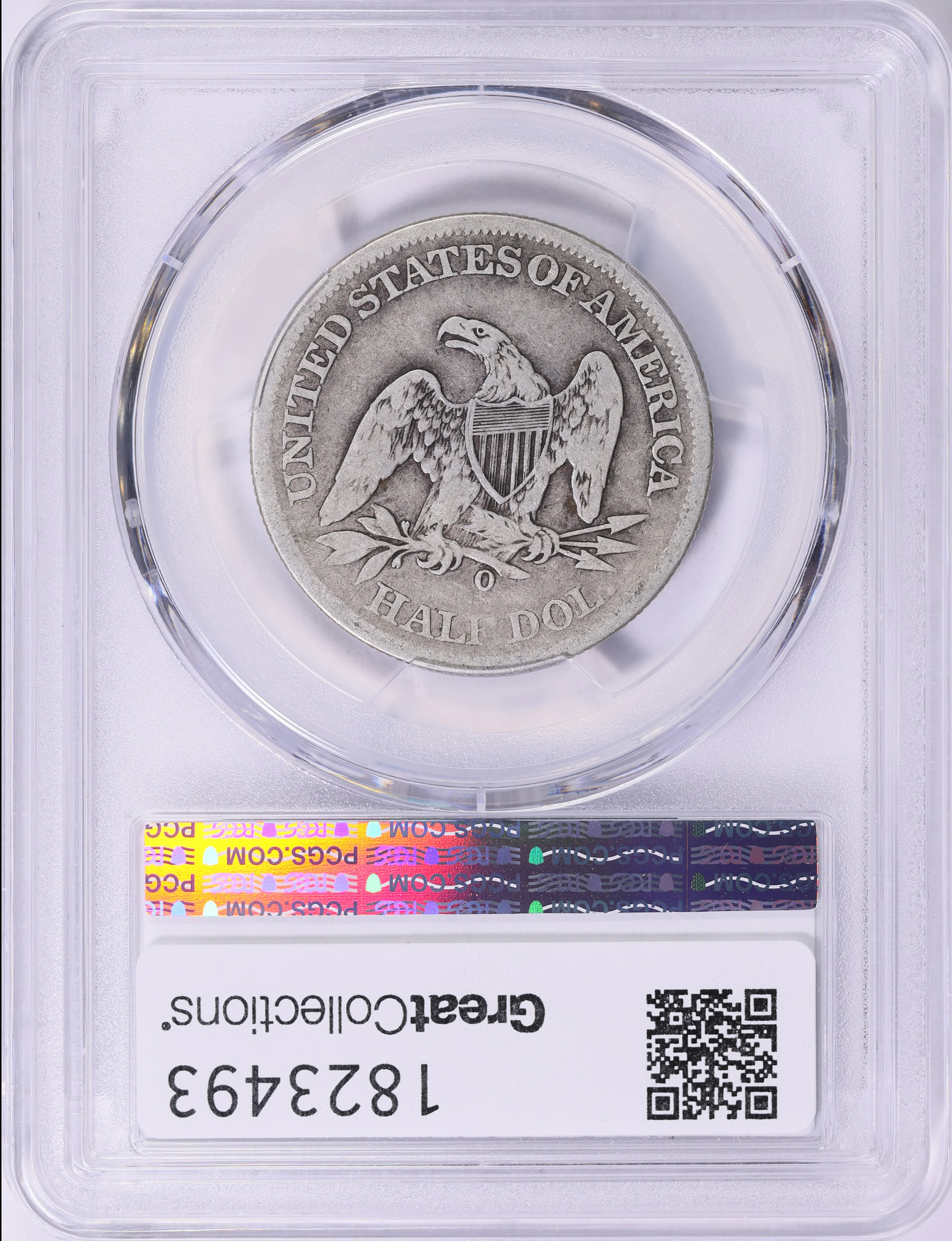 1861-O Seated Liberty Half Dollar Louisiana Issue W-03 PCGS VG-10 (Item 1823493 ...