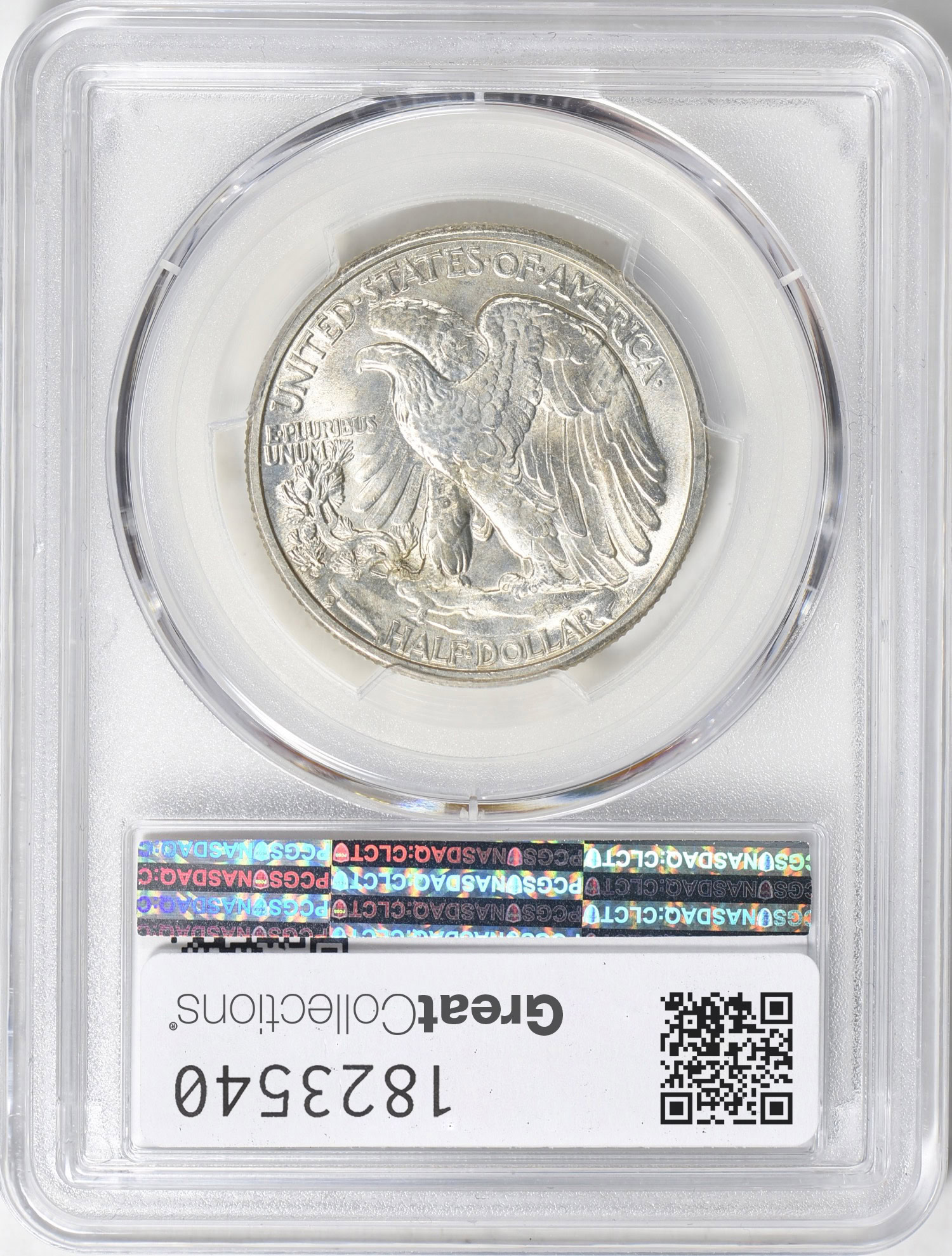 1946-D Walking Liberty Half Dollar PCGS MS-66+ (CAC Green) (Item 1823540) | GreatCollections ...