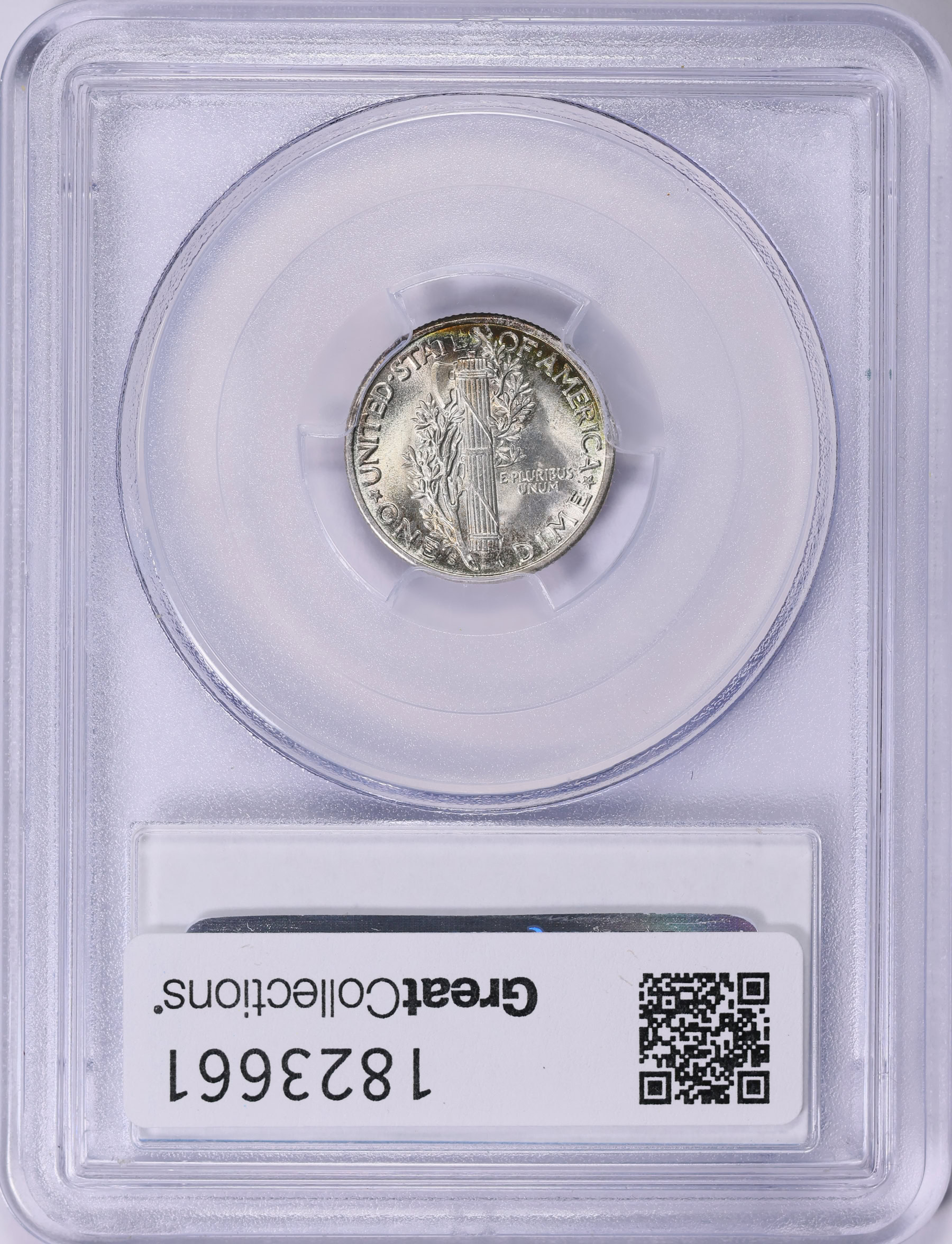 1944-S Mercury Dime PCGS MS-66 (Toned) (Item 1823661) | GreatCollections Coin Auctions
