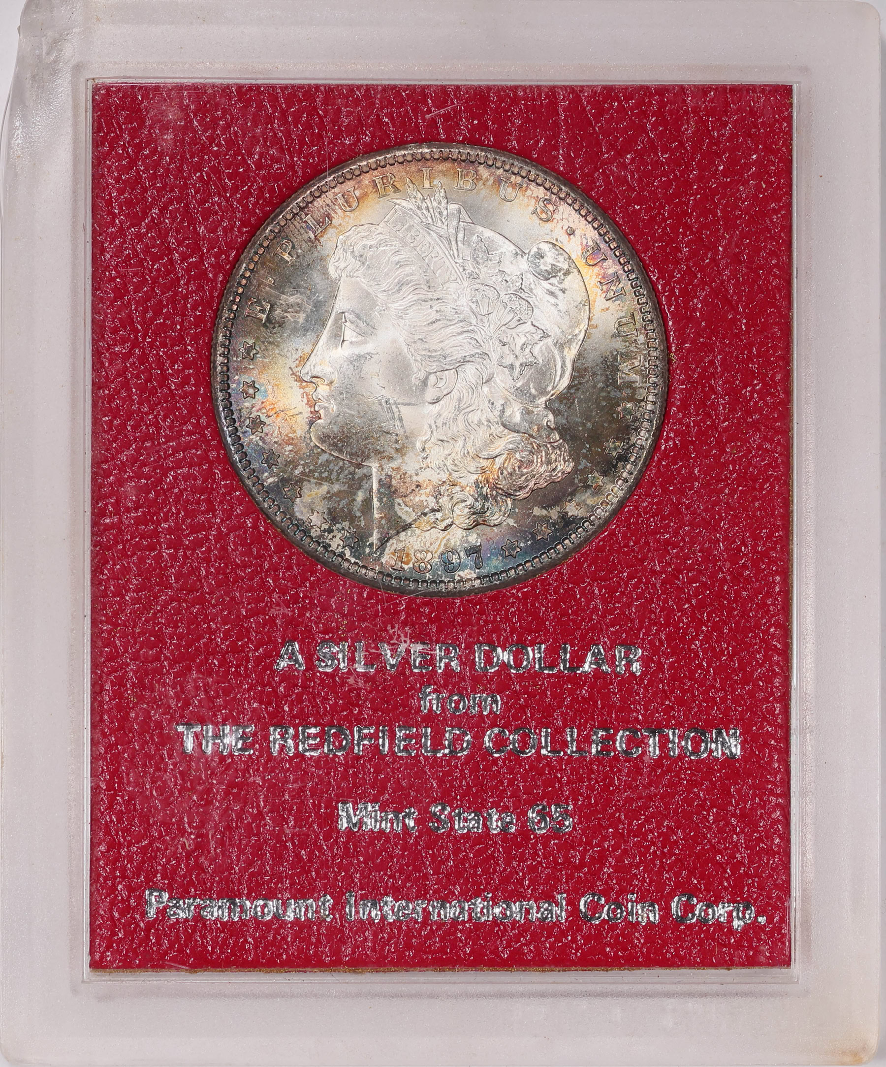 1897-S Morgan Silver Dollar MS-65 (Redfield Collection) (Paramount Red ...