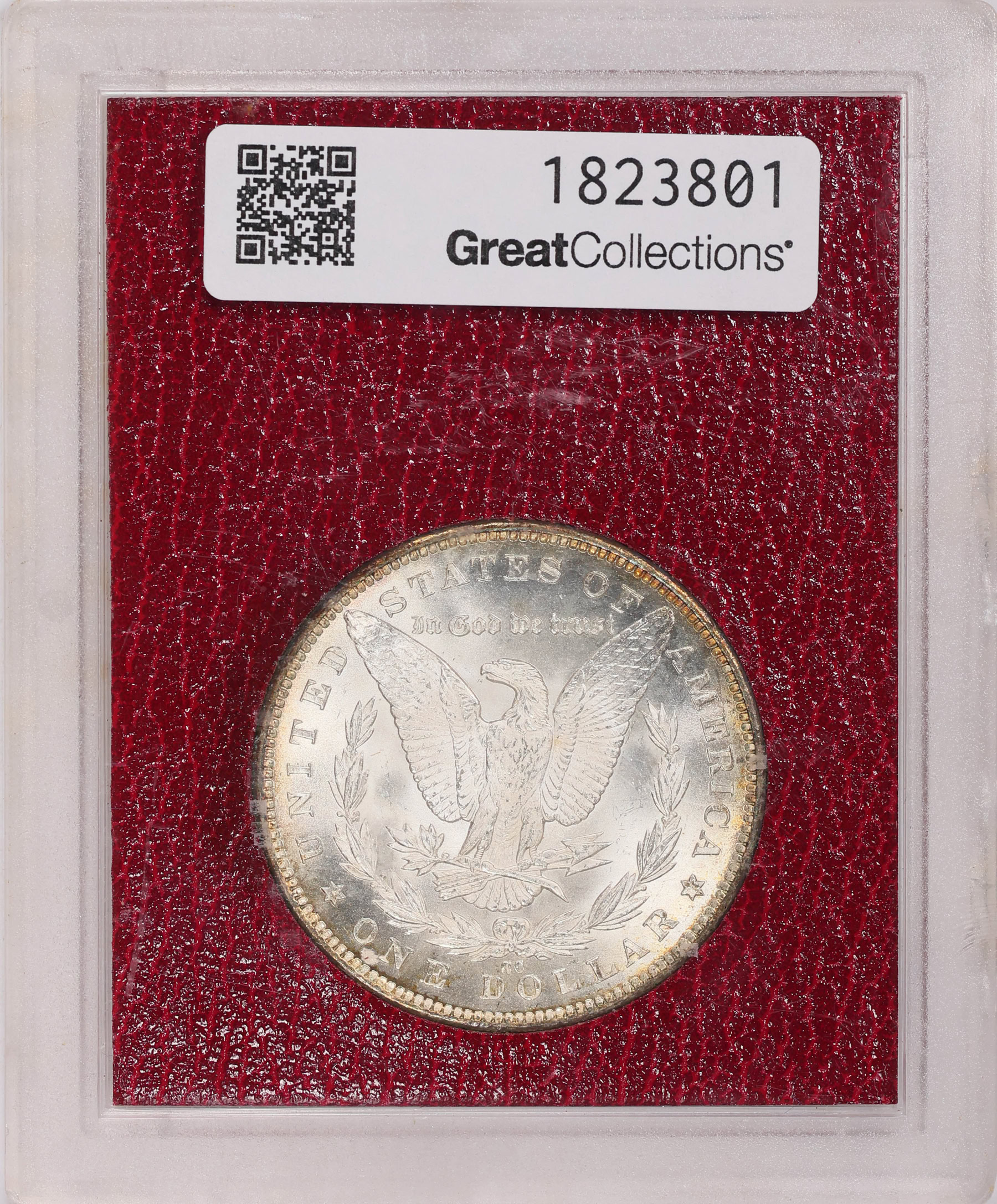 1891-CC Morgan Silver Dollar MS-65 (Redfield Collection) (Paramount Red ...