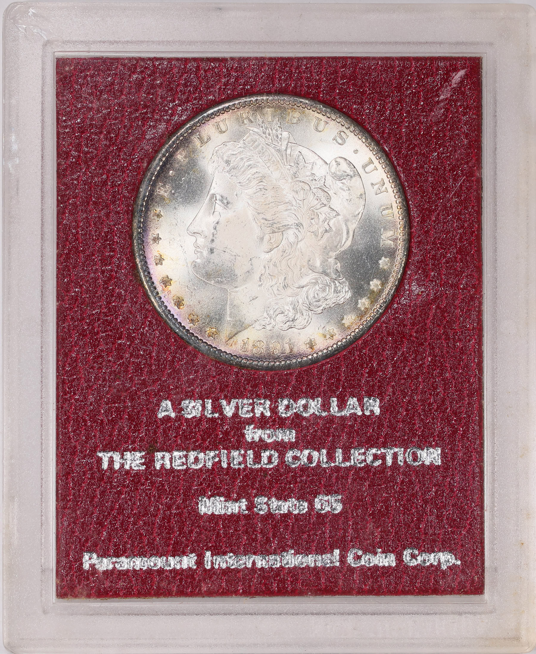 1891-S Morgan Silver Dollar MS-65 (Redfield Collection) (Paramount Red ...