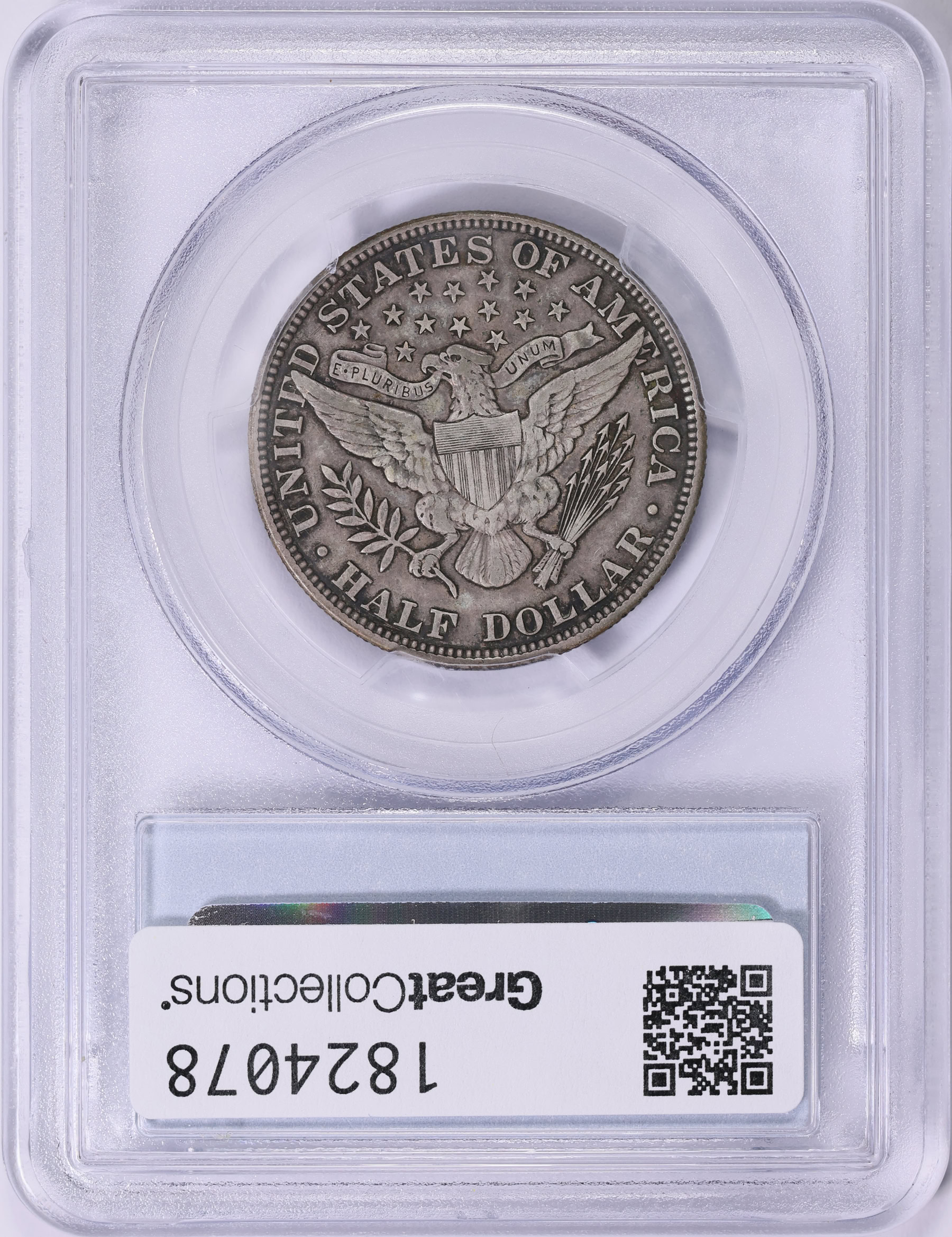 1915 Barber Half Dollar PCGS XF-45 (Item 1824078) | GreatCollections Coin Auctions