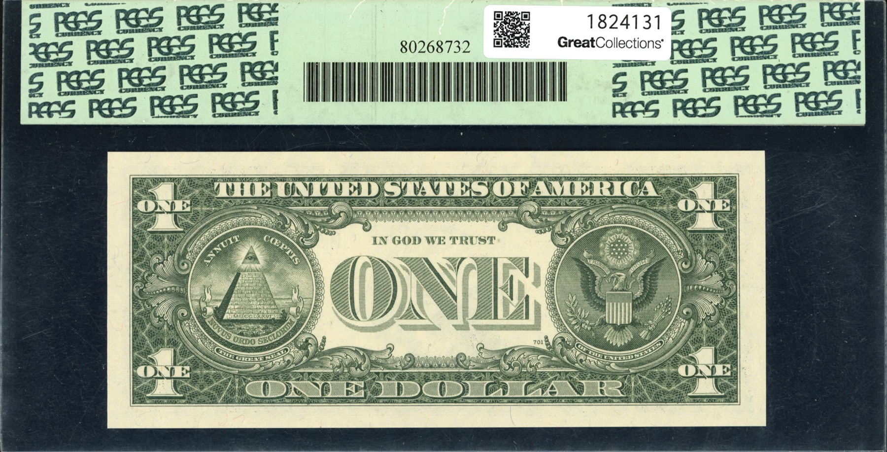 Fr. 1912-H (HB Block) 1981A $1 St. Louis Federal Reserve Note Ortega ...