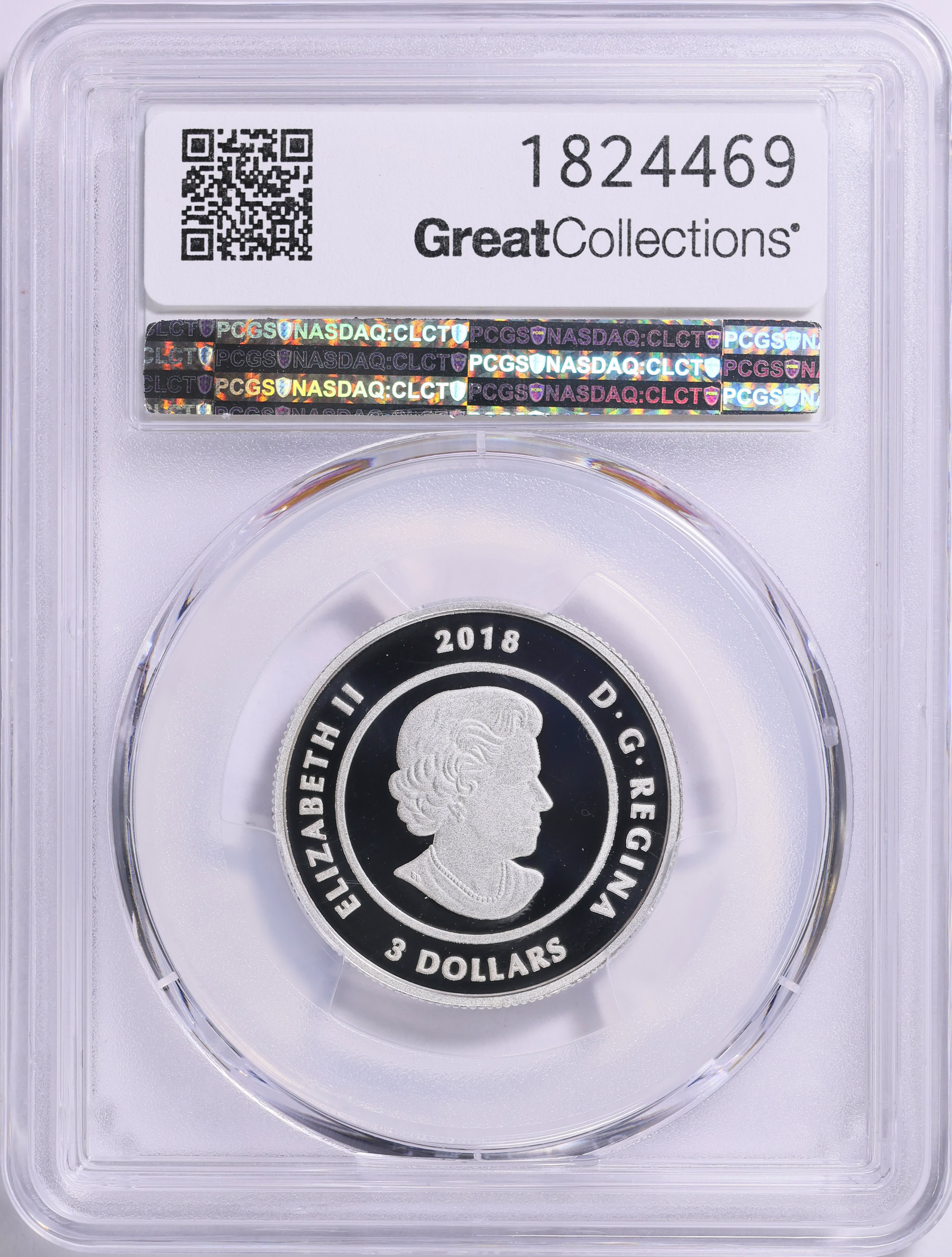 Canada 2018 Silver $3 Little Spirit Moon Thirteen Teachings PCGS Proof ...
