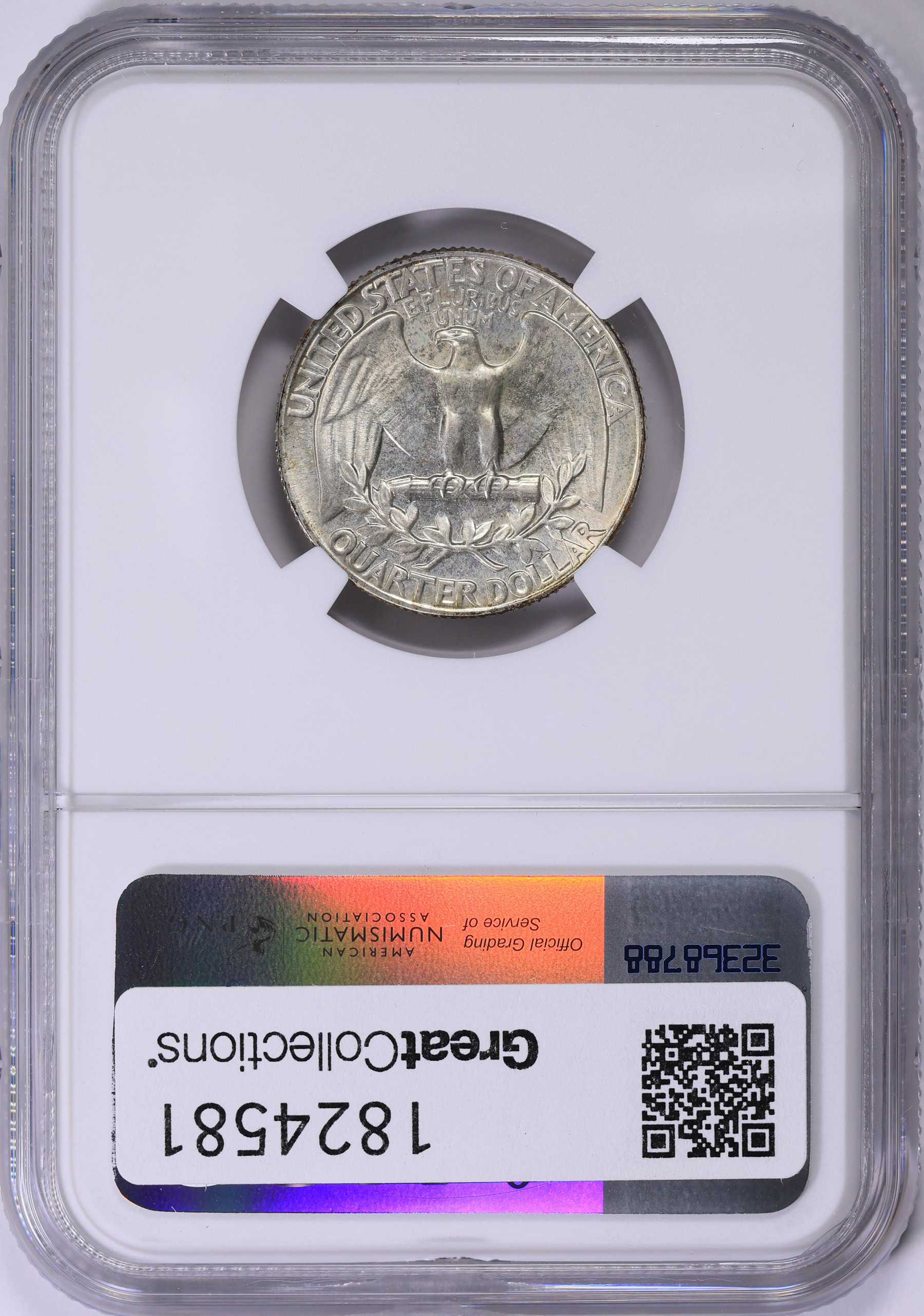 1940 Washington Quarter NGC Proof-65 (Item 1824581) | GreatCollections Coin Auctions