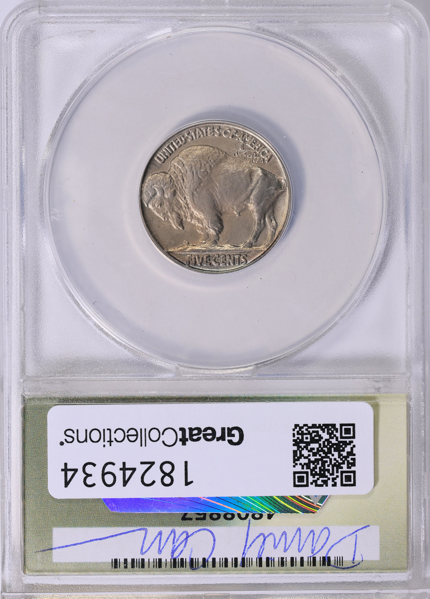 1933 Buffalo Nickel Daniel Carr Token Overstruck on 1913-1938 Nickel ...