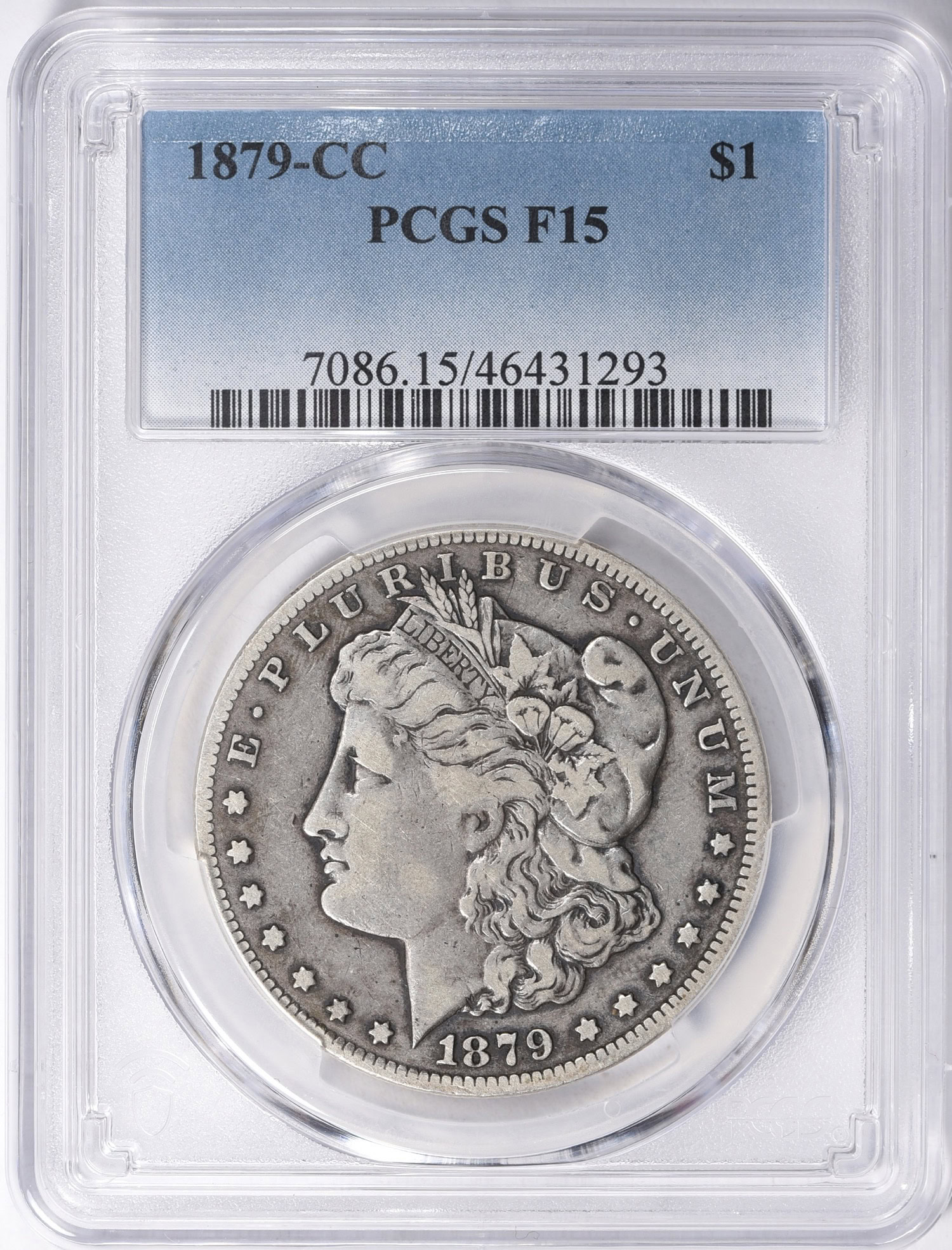1879-CC Morgan Silver Dollar PCGS F-15 (Item 1825153) | GreatCollections Coin Auctions