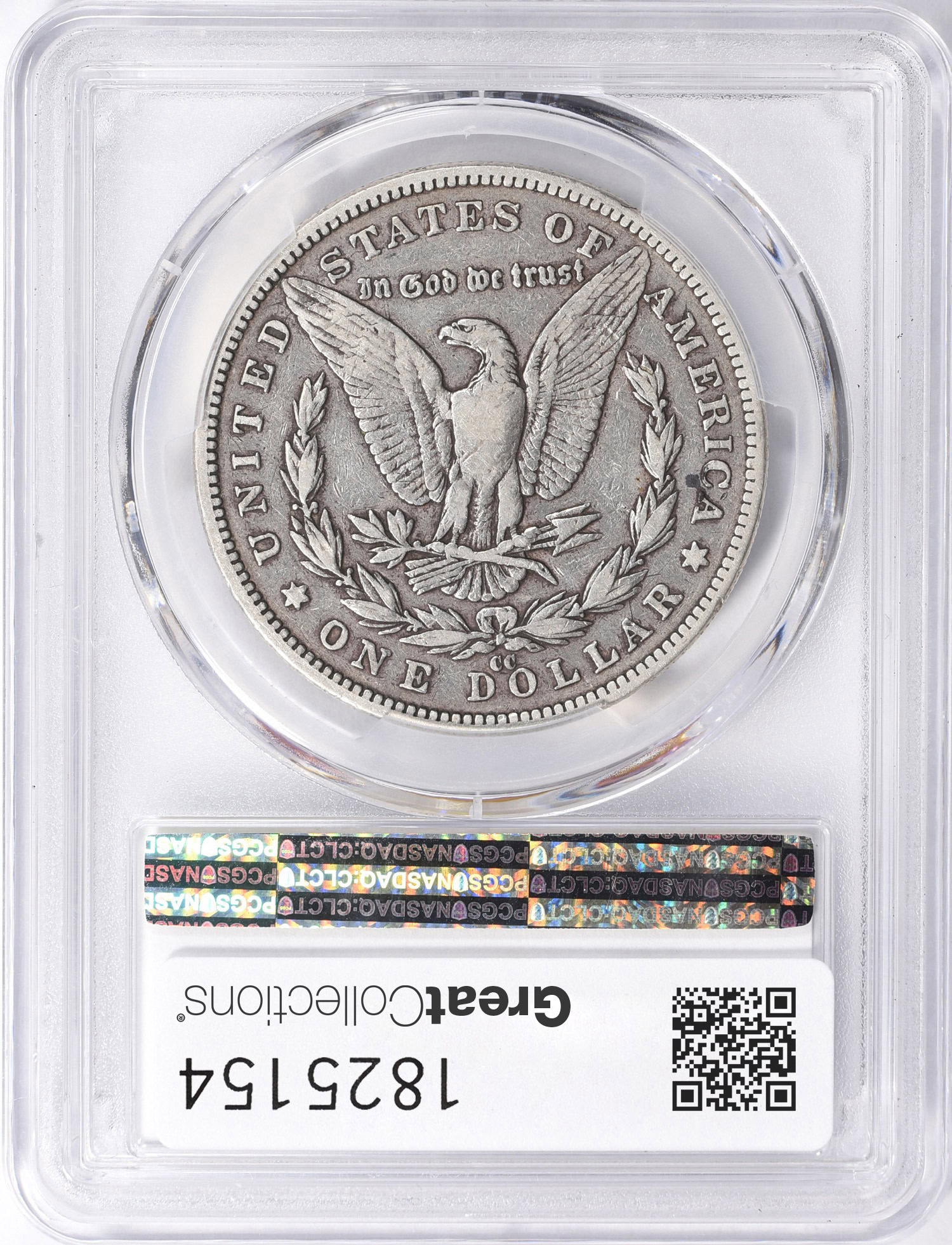 1889-CC Morgan Silver Dollar PCGS VF-25 (Item 1825154) | GreatCollections Coin Auctions