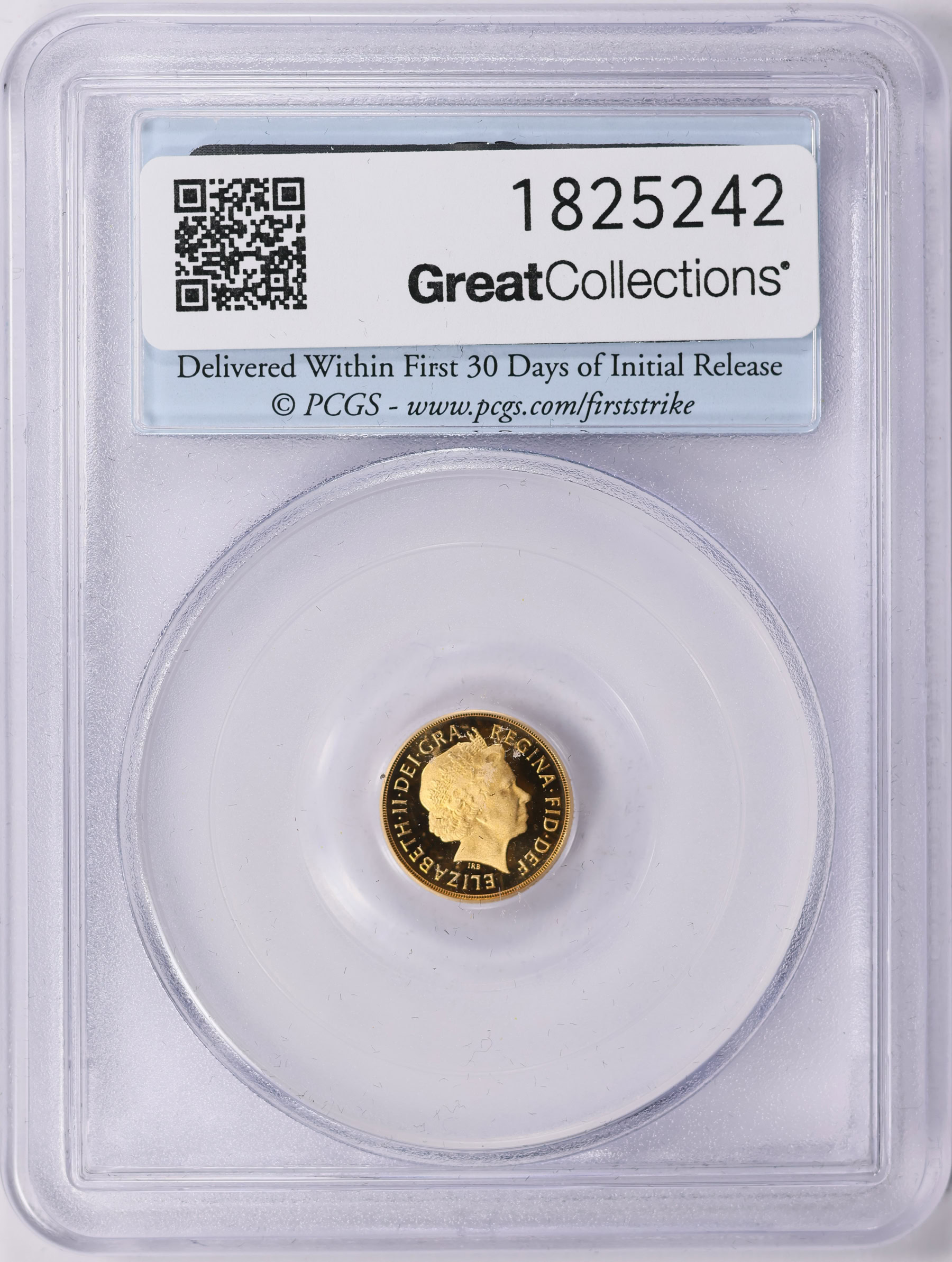 Great Britain 2012 Gold 1/4 Sovereign KM-1205 First Strike PCGS Proof ...