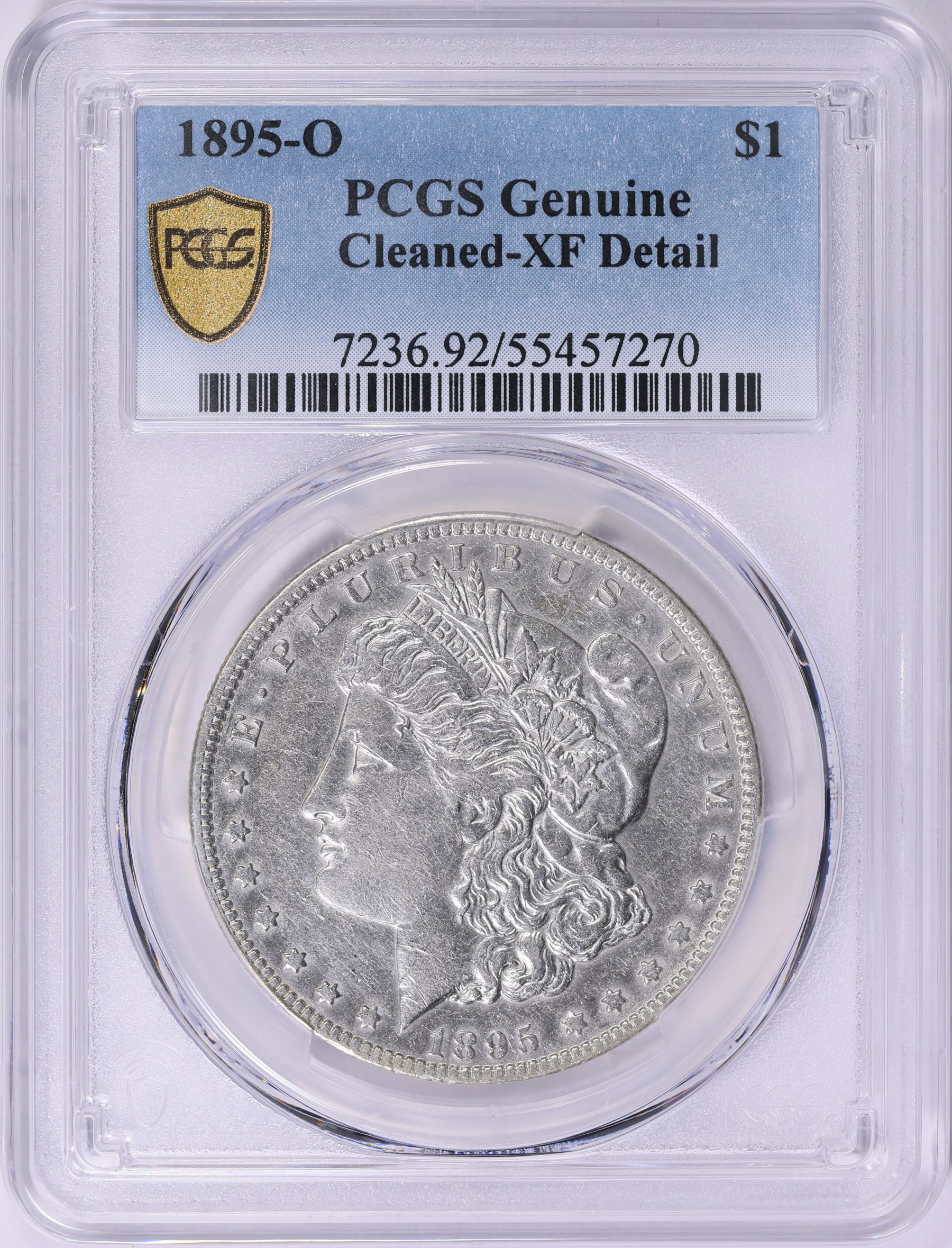 1895-O Morgan Silver Dollar PCGS Genuine XF Details (Item 1825380) | GreatCollections Coin Auctions