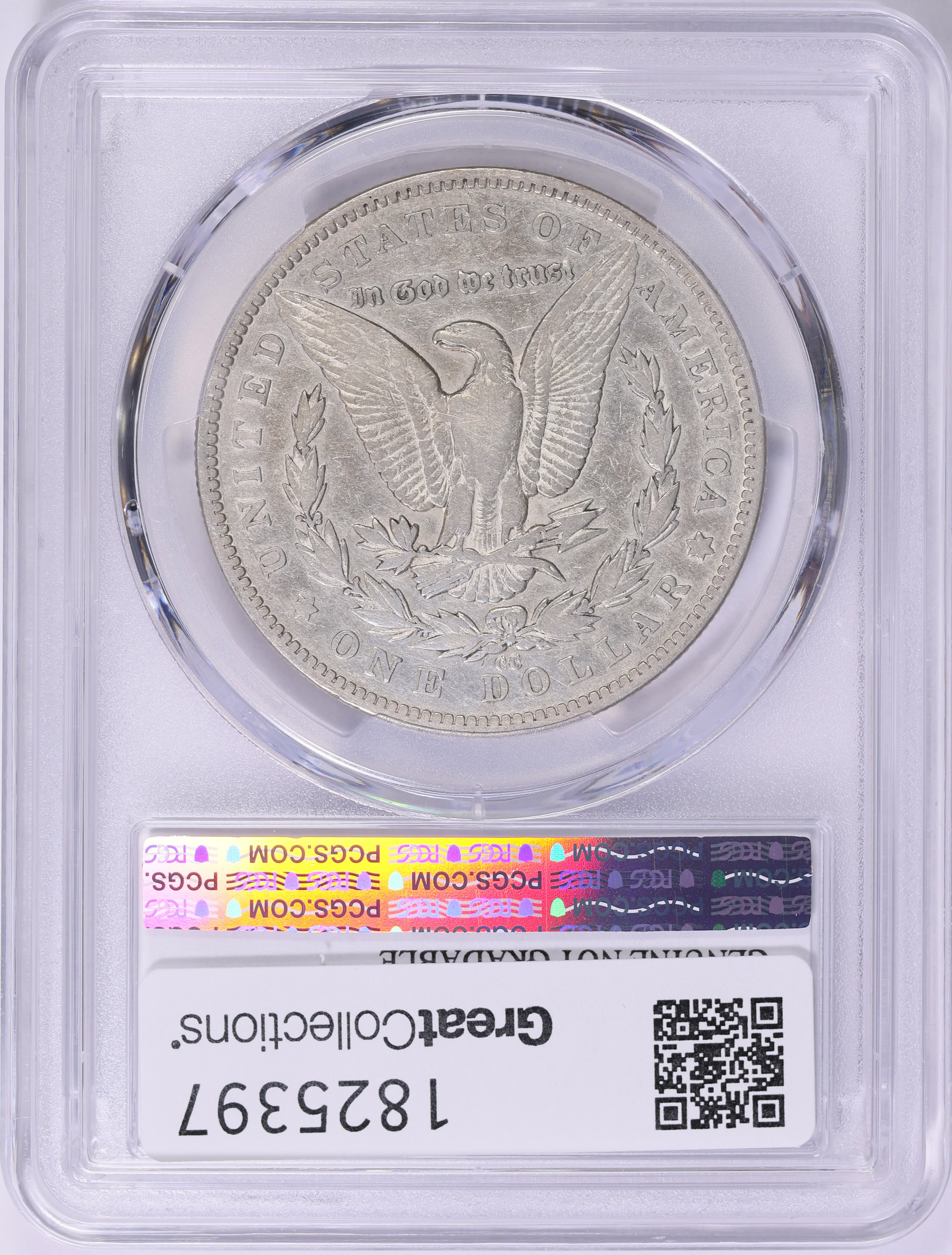 1879-CC Morgan Silver Dollar Capped Die PCGS Genuine VF Details (Item ...