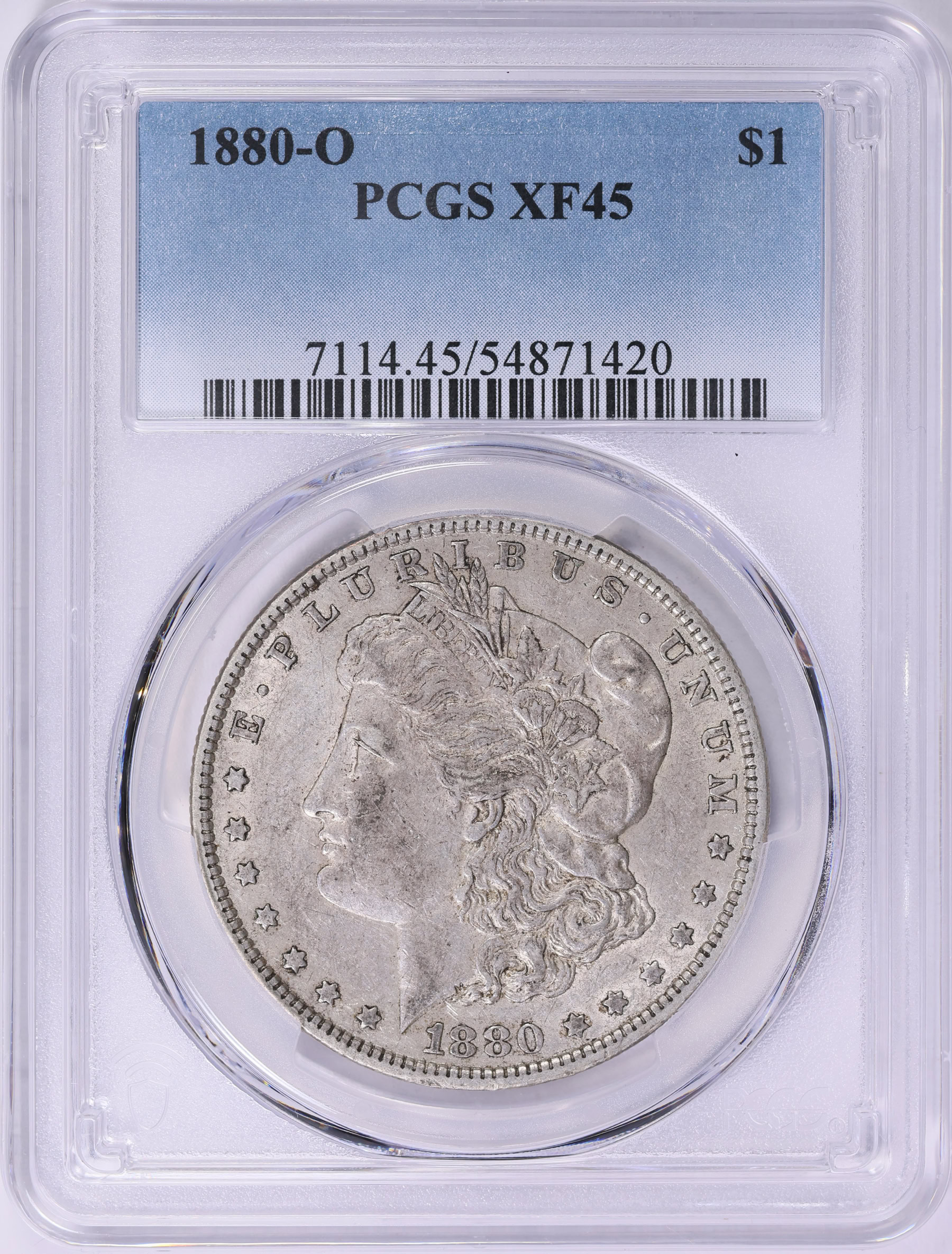 1880-O Morgan Silver Dollar PCGS XF-45 (Item 1825402) | GreatCollections Coin Auctions