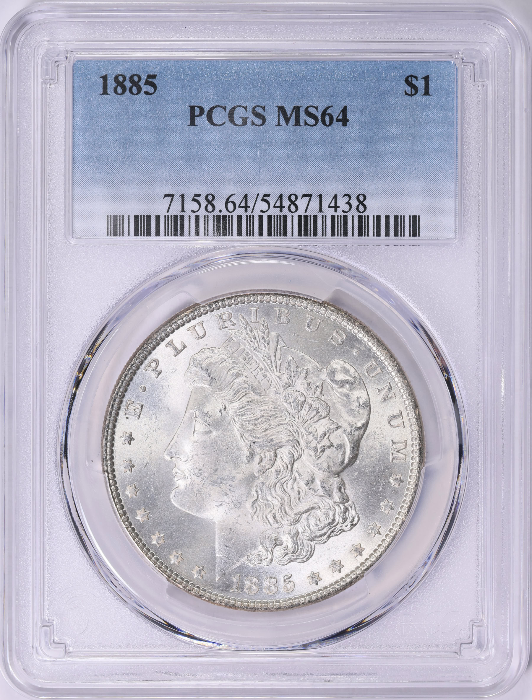 1885 Morgan Silver Dollar PCGS MS-64 (Item 1825420) | GreatCollections Coin Auctions