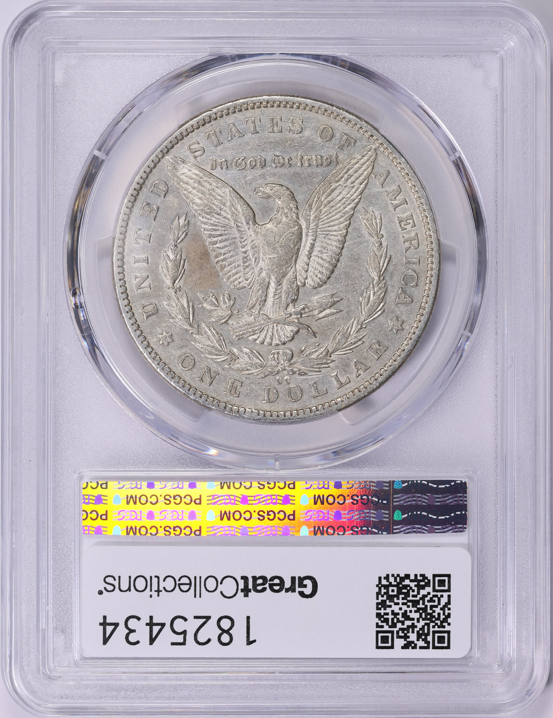 1889-CC Morgan Silver Dollar PCGS Genuine AU Details (Item 1825434) | GreatCollections Coin Auctions