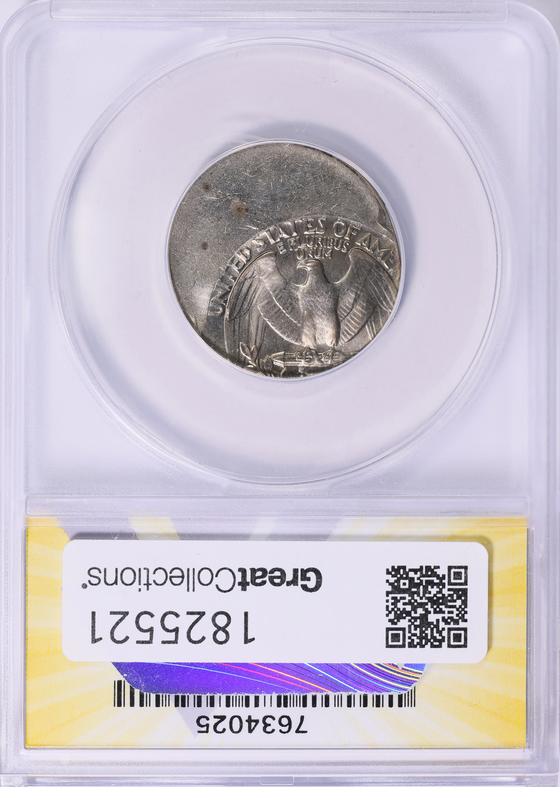 Mint Error 1985-P Washington Quarter Struck 40% Off-Center at K-1:00 ...