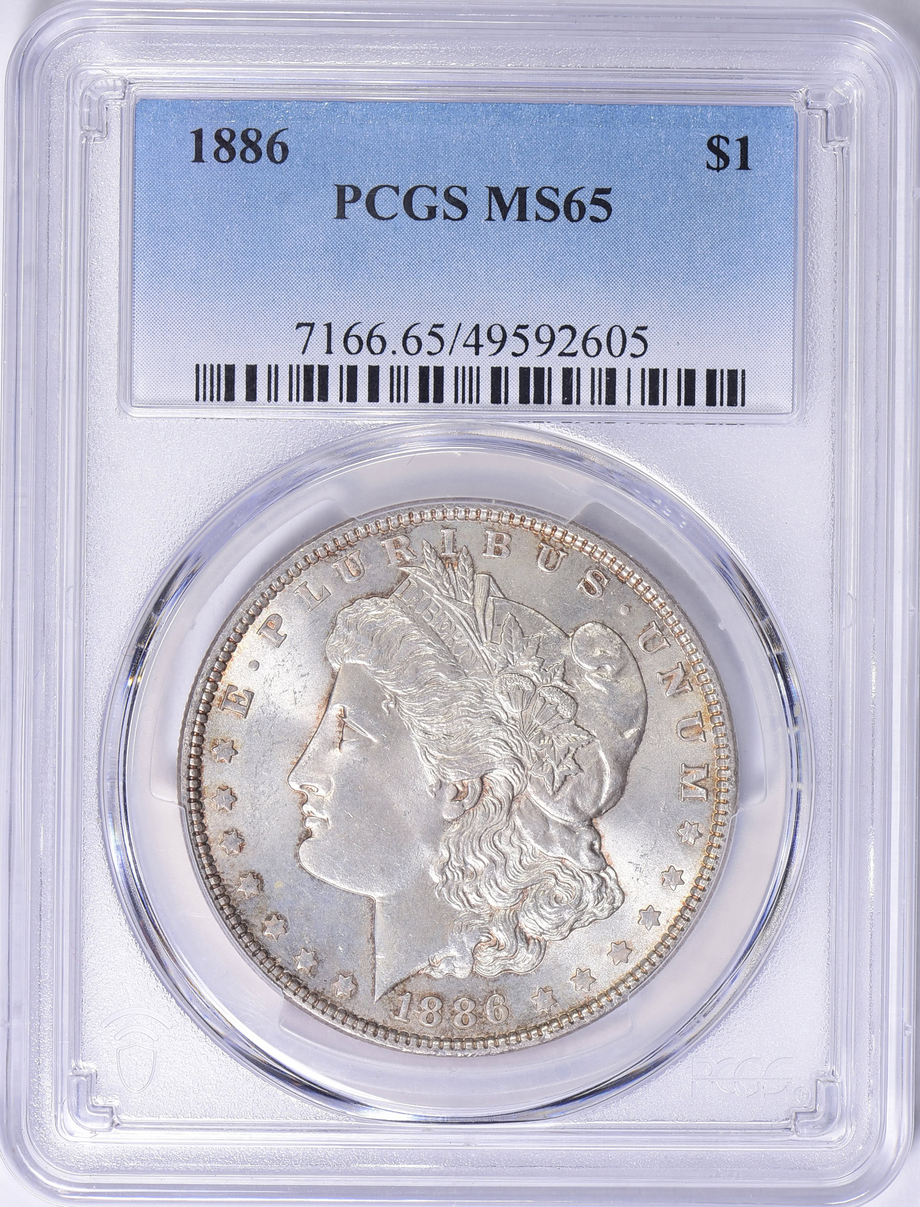 1886 Morgan Silver Dollar PCGS MS-65 (Item 1825880) | GreatCollections Coin Auctions