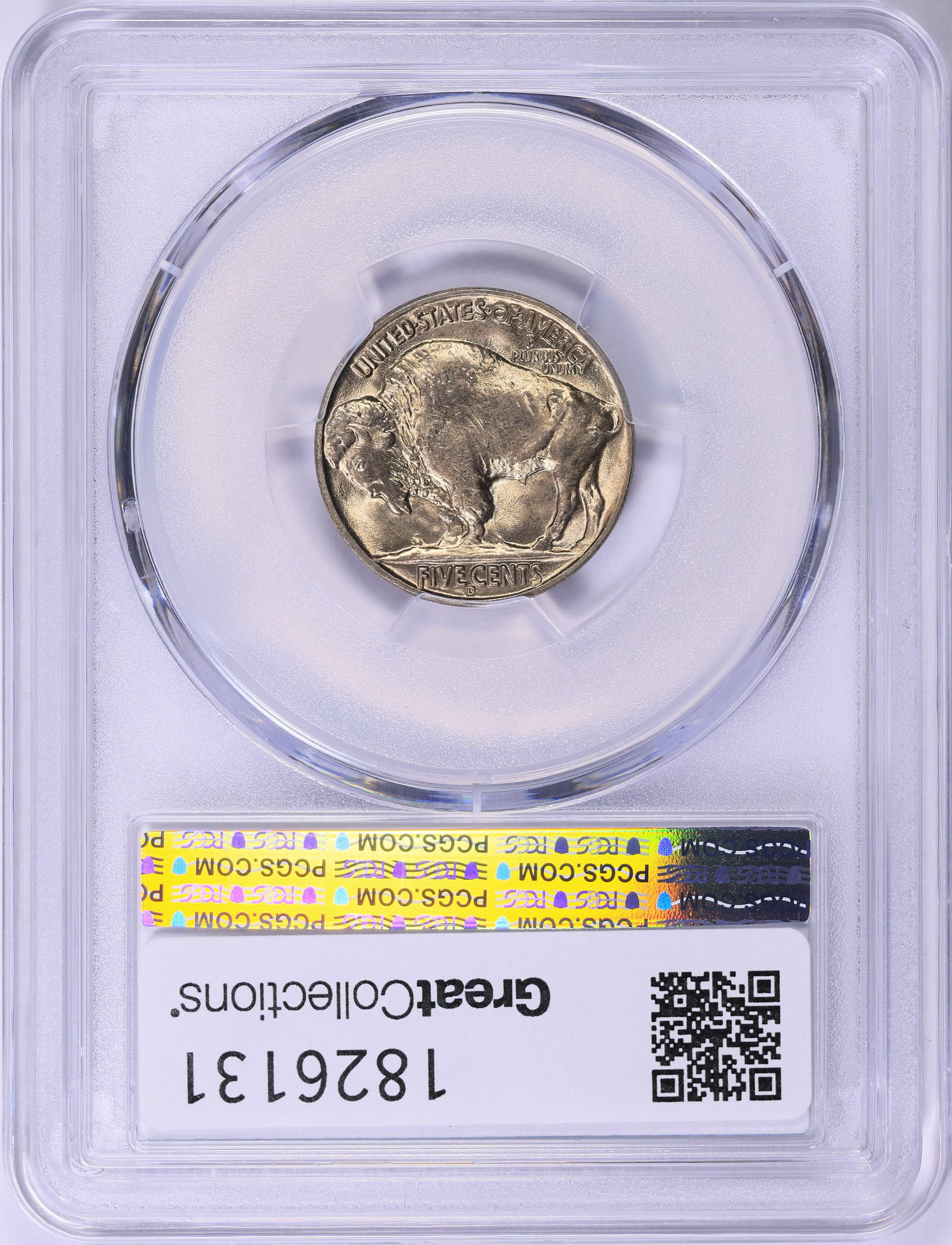 1938-D/S Buffalo Nickel Overmintmark FS-512 PCGS MS-65 (Item 1826131) | GreatCollections Coin ...