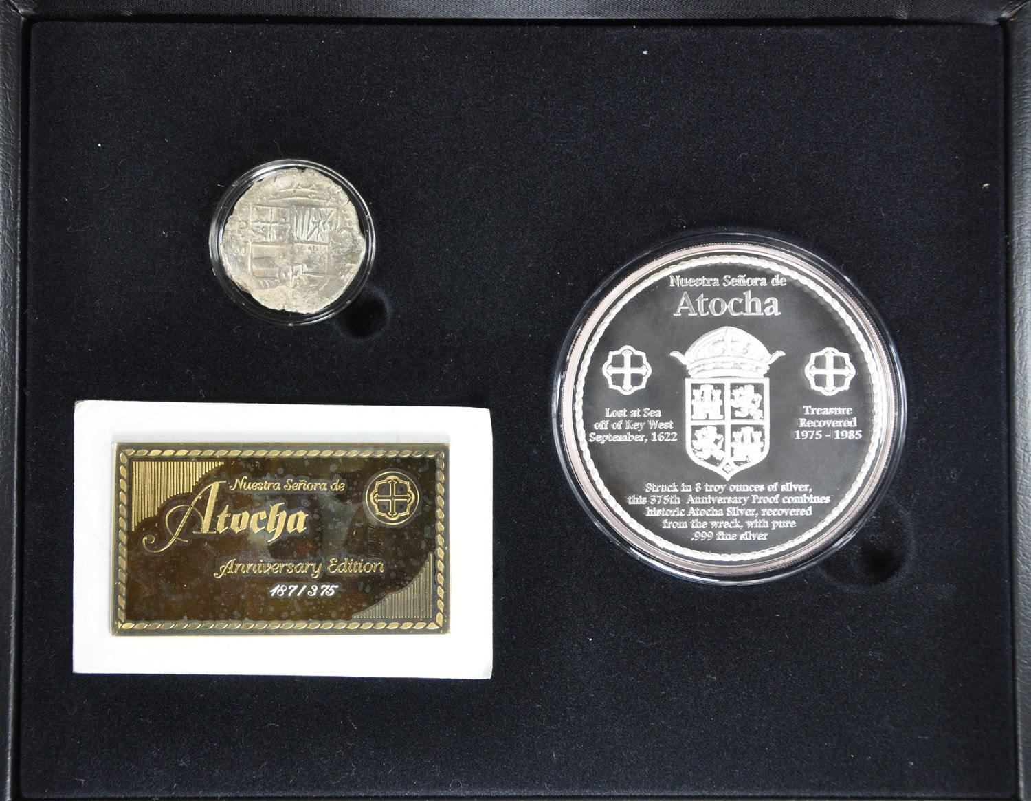 Atocha Shipwreck 375th Anniversary Commemorative Set Uncertified | Cert ...