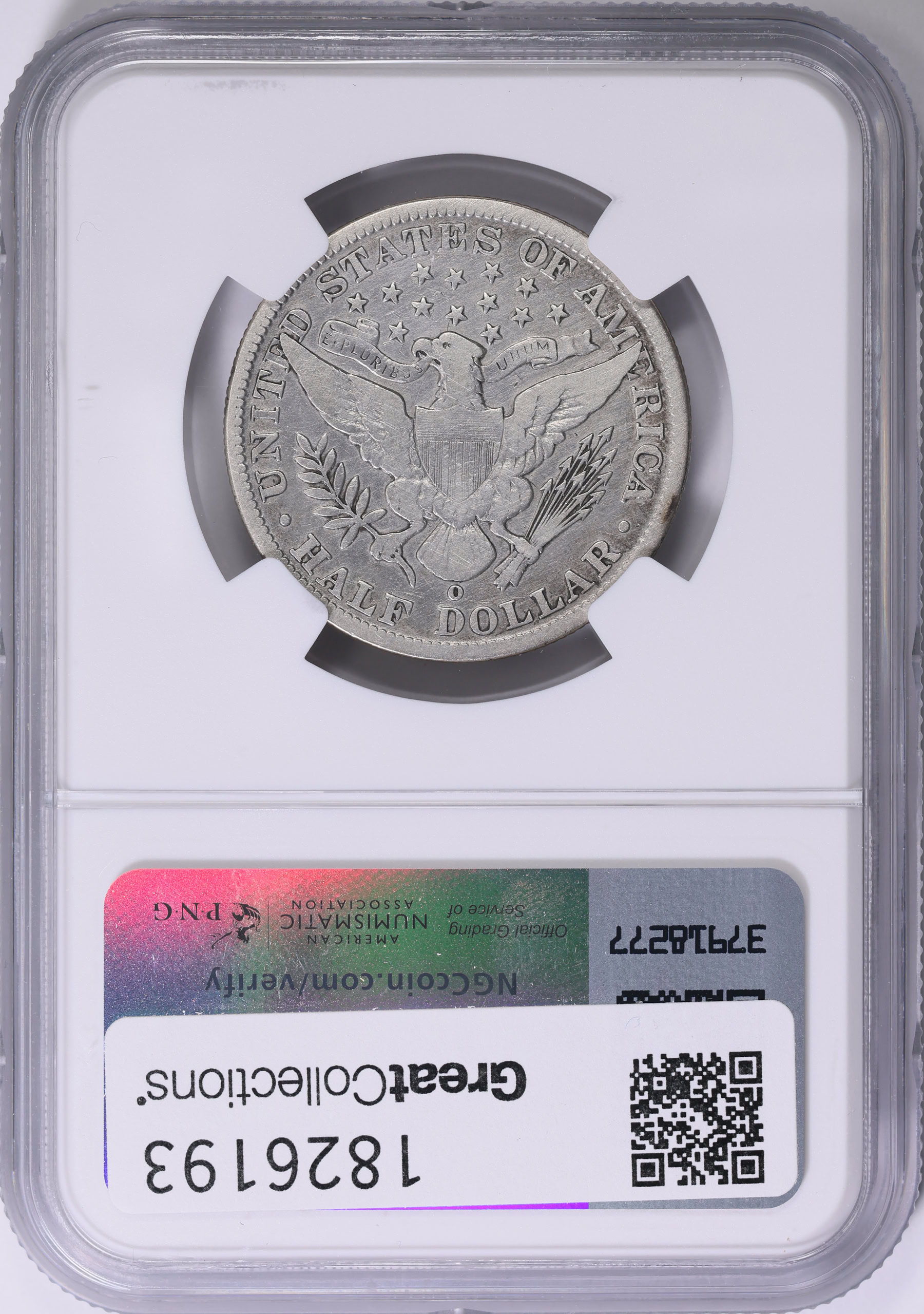 1894-O Barber Half Dollar NGC Fine Details (Item 1826193) | GreatCollections Coin Auctions