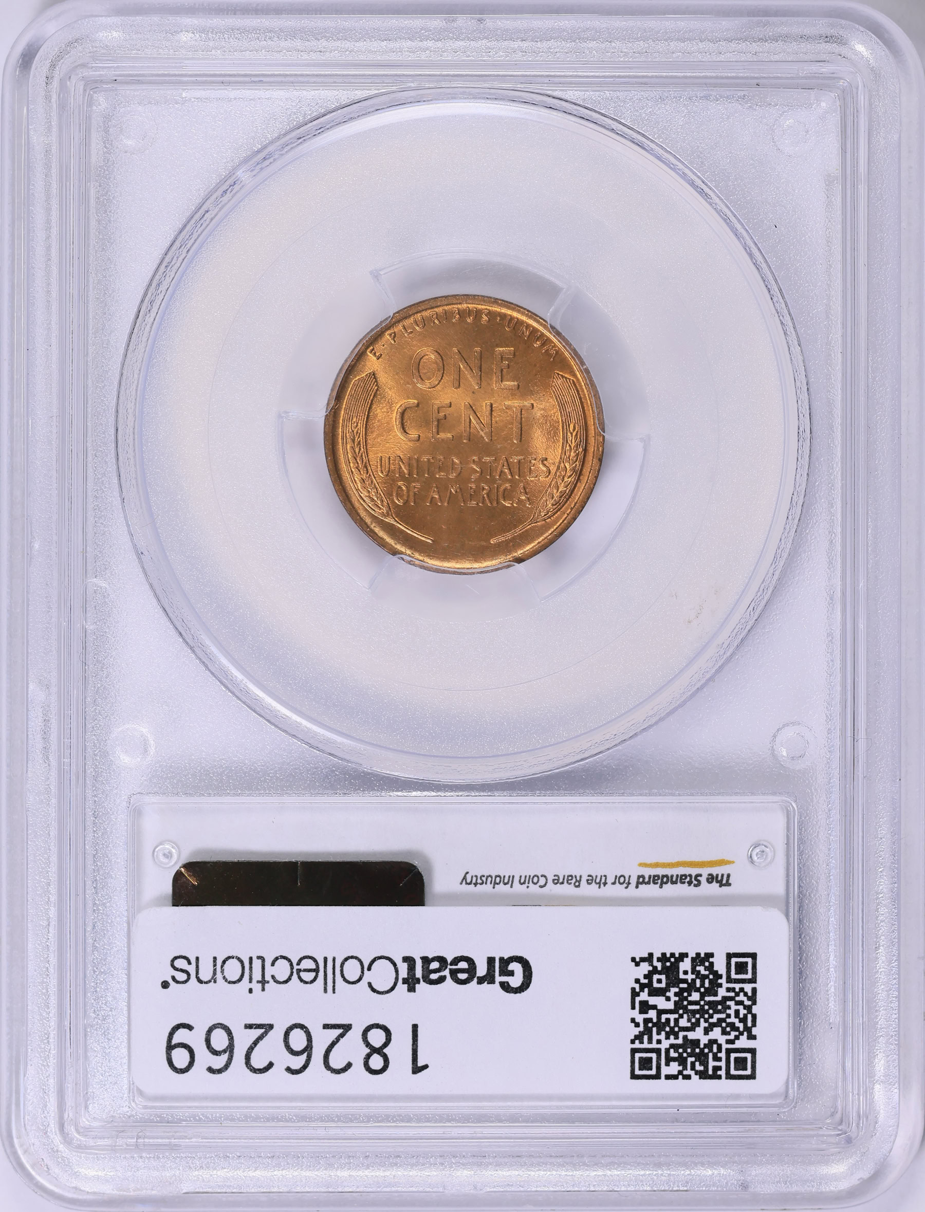 1918 Lincoln Cent PCGS MS-67 RD (Item 1826269) | GreatCollections Coin Auctions
