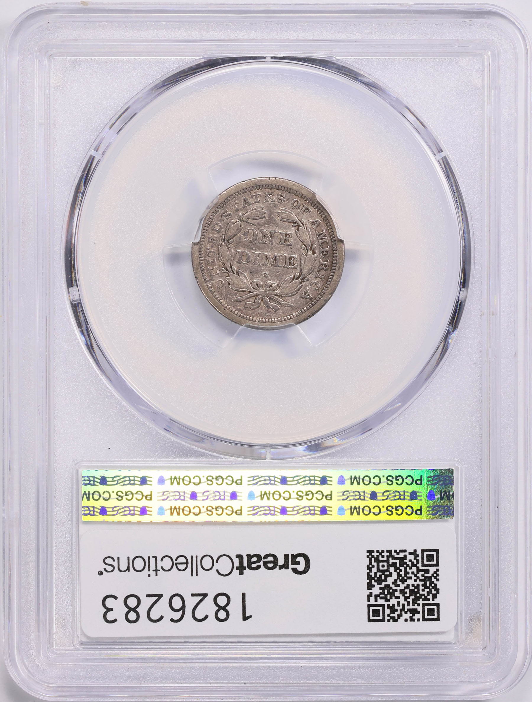 1841-O Seated Liberty Dime PCGS VF-30 (Item 1826283) | GreatCollections Coin Auctions