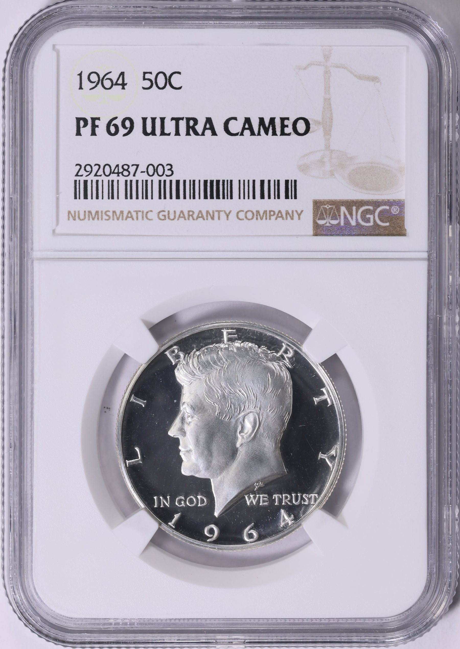 1964 Kennedy Half Dollar NGC Proof-69 UC (Item 1826336 ...