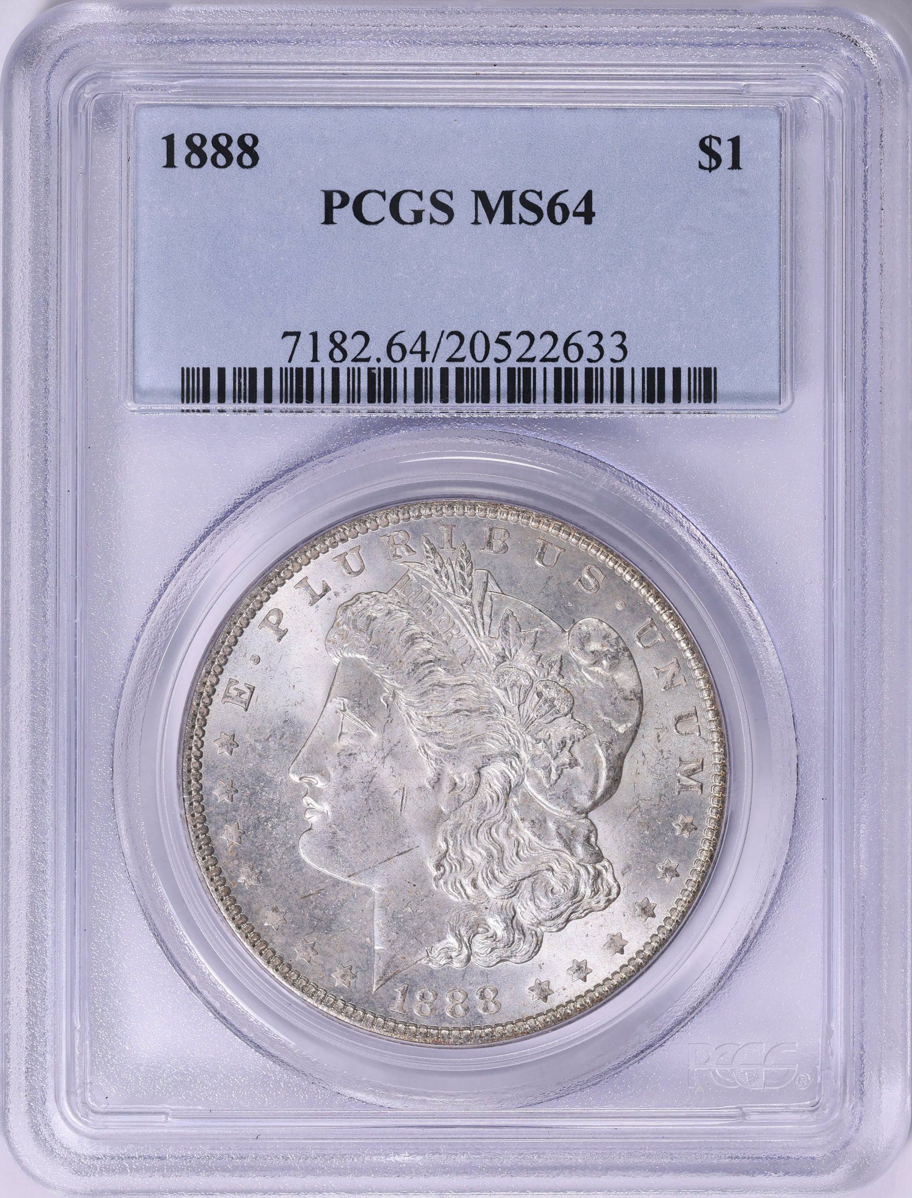 1888 Morgan Silver Dollar PCGS MS-64 (Item 1826426) | GreatCollections Coin Auctions