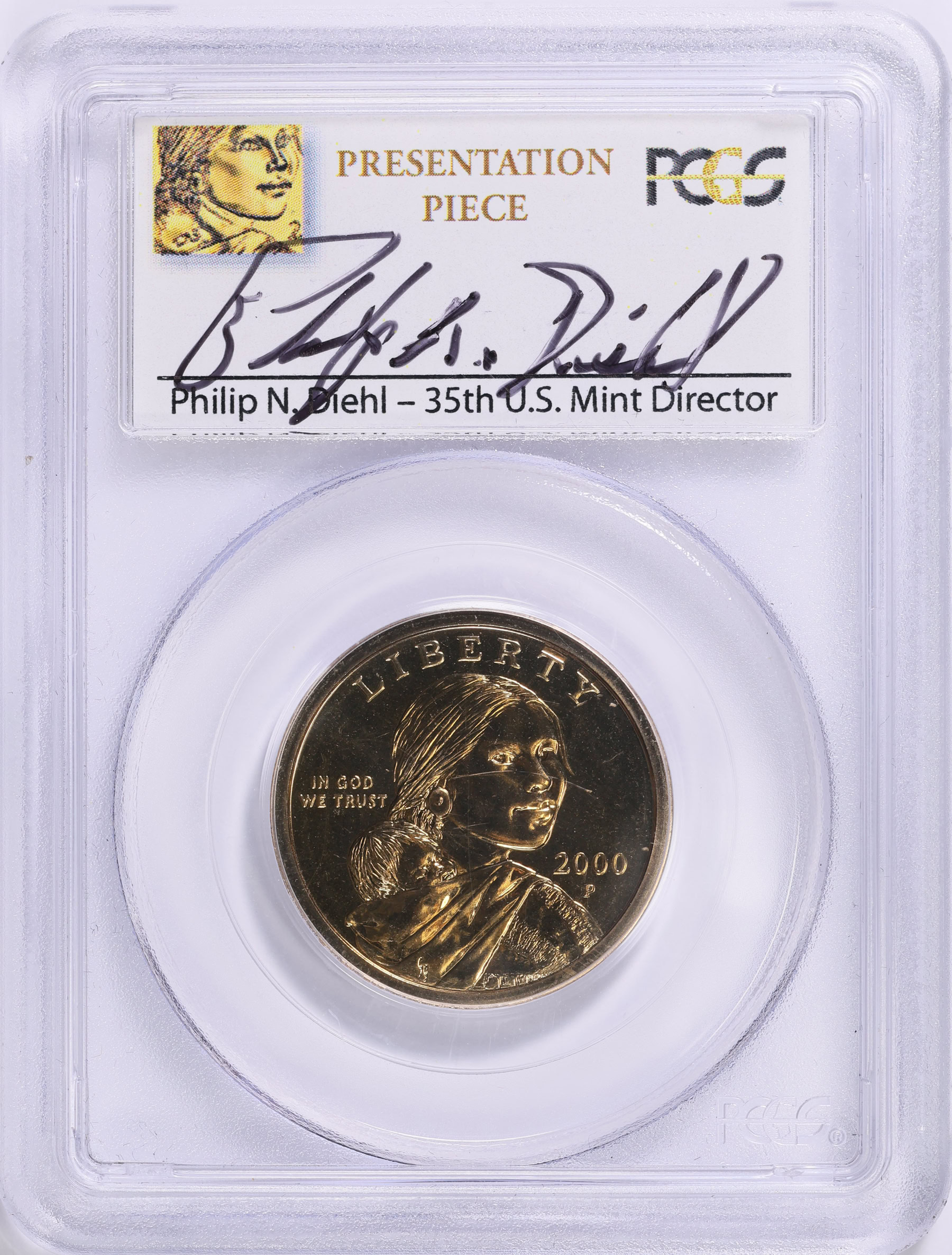 2000-P Sacagawea Dollar Goodacre Presentation PCGS SP-67 (Philip N ...