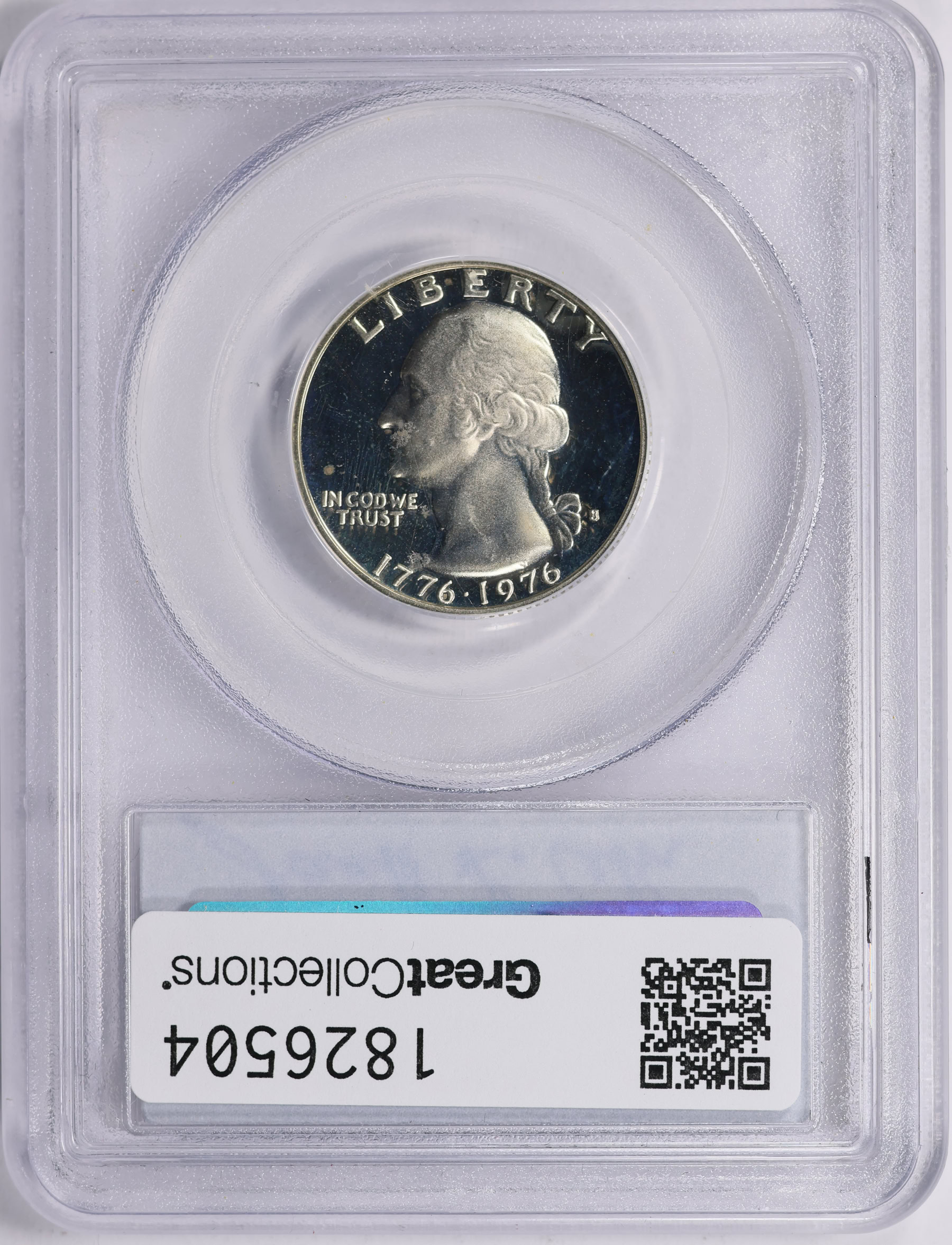 1976-S Bicentennial Washington Quarter Silver PCGS Gem Proof (Designer ...