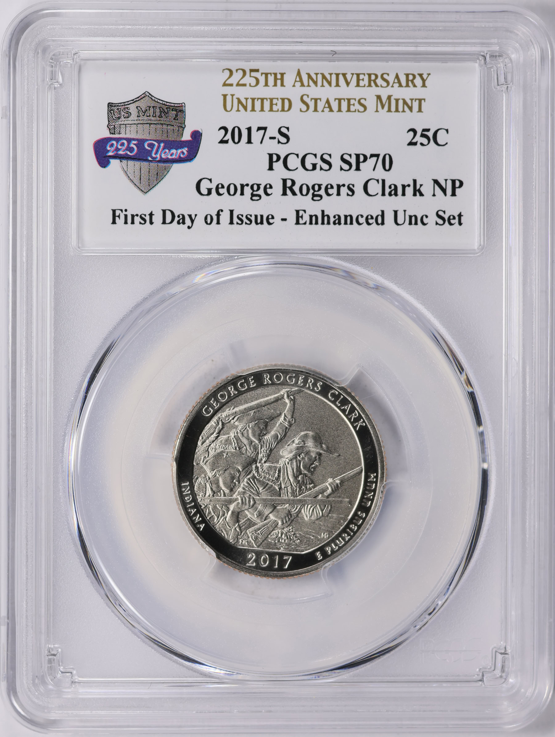 2017-S America the Beautiful Quarter George Rogers Clark NP (From the ...