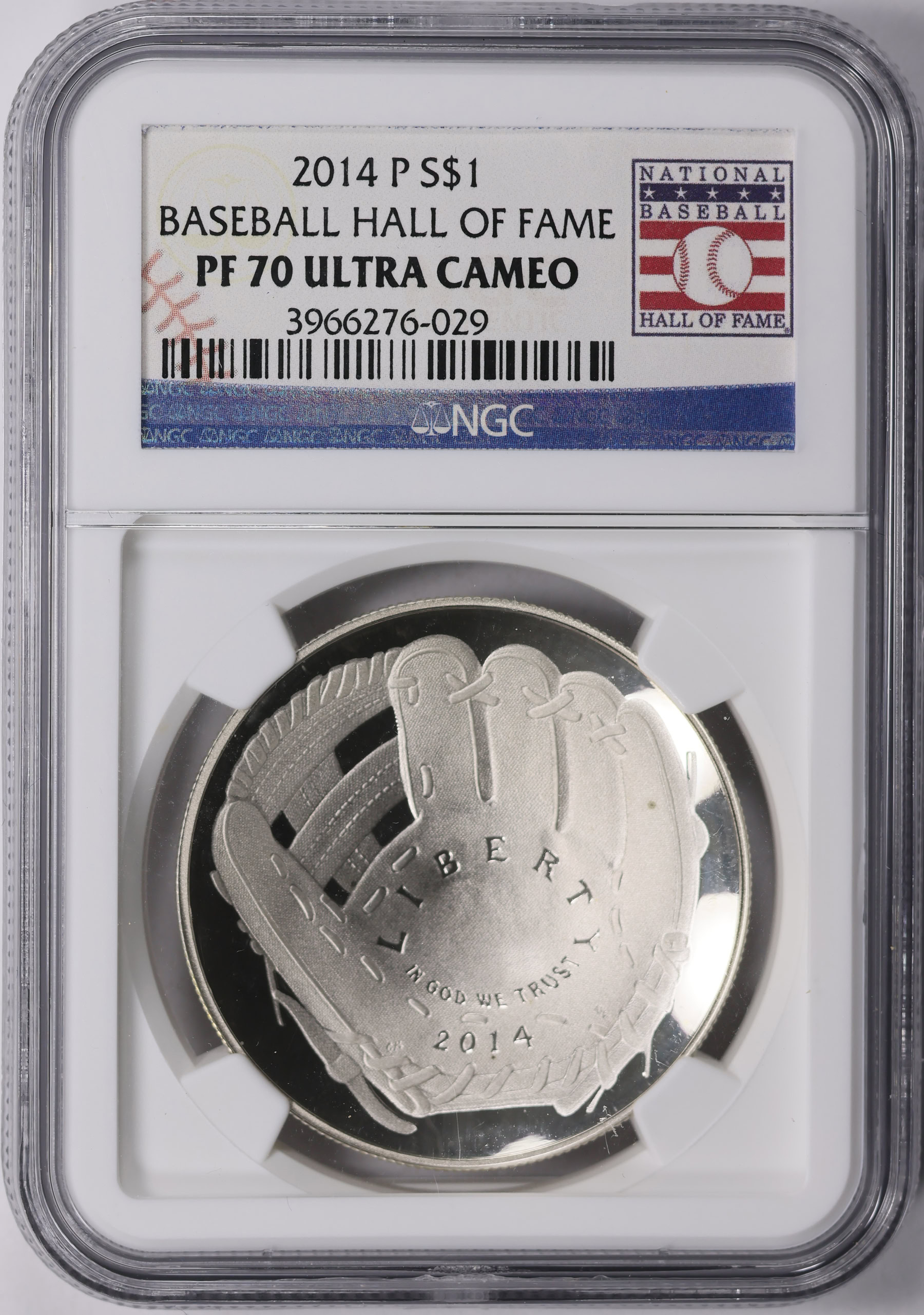 2014-P Baseball Hall of Fame Silver Dollar NGC Proof-70 UC (Item ...