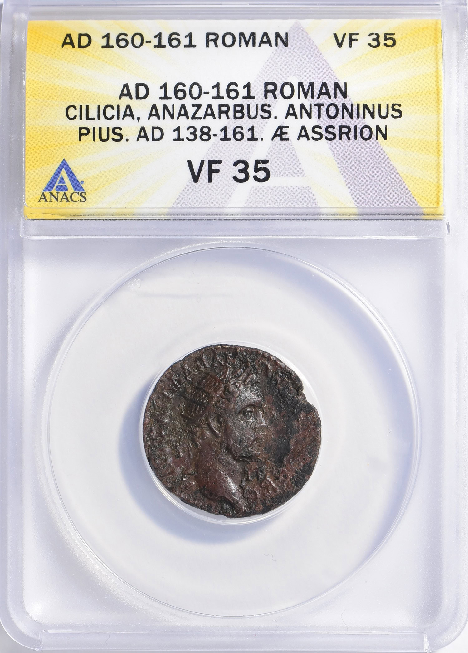 Ancient Roman Empire, Provincia Cilicia. Antoninus Pius (A.D. 138-161 ...