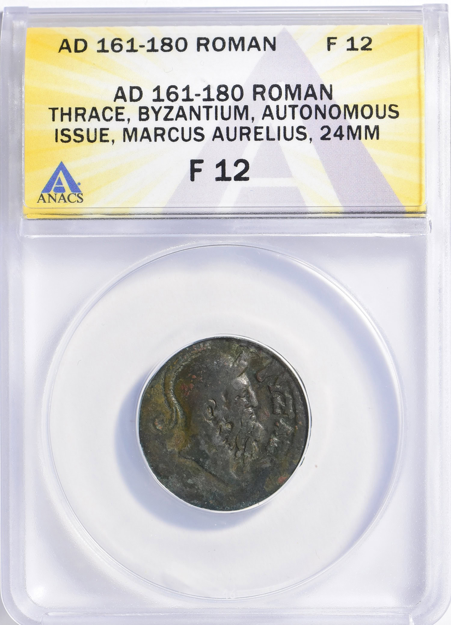 Ancient Roman Empire, Provincial Thrace. Marcus Aurelius (A.D. 161-180 ...