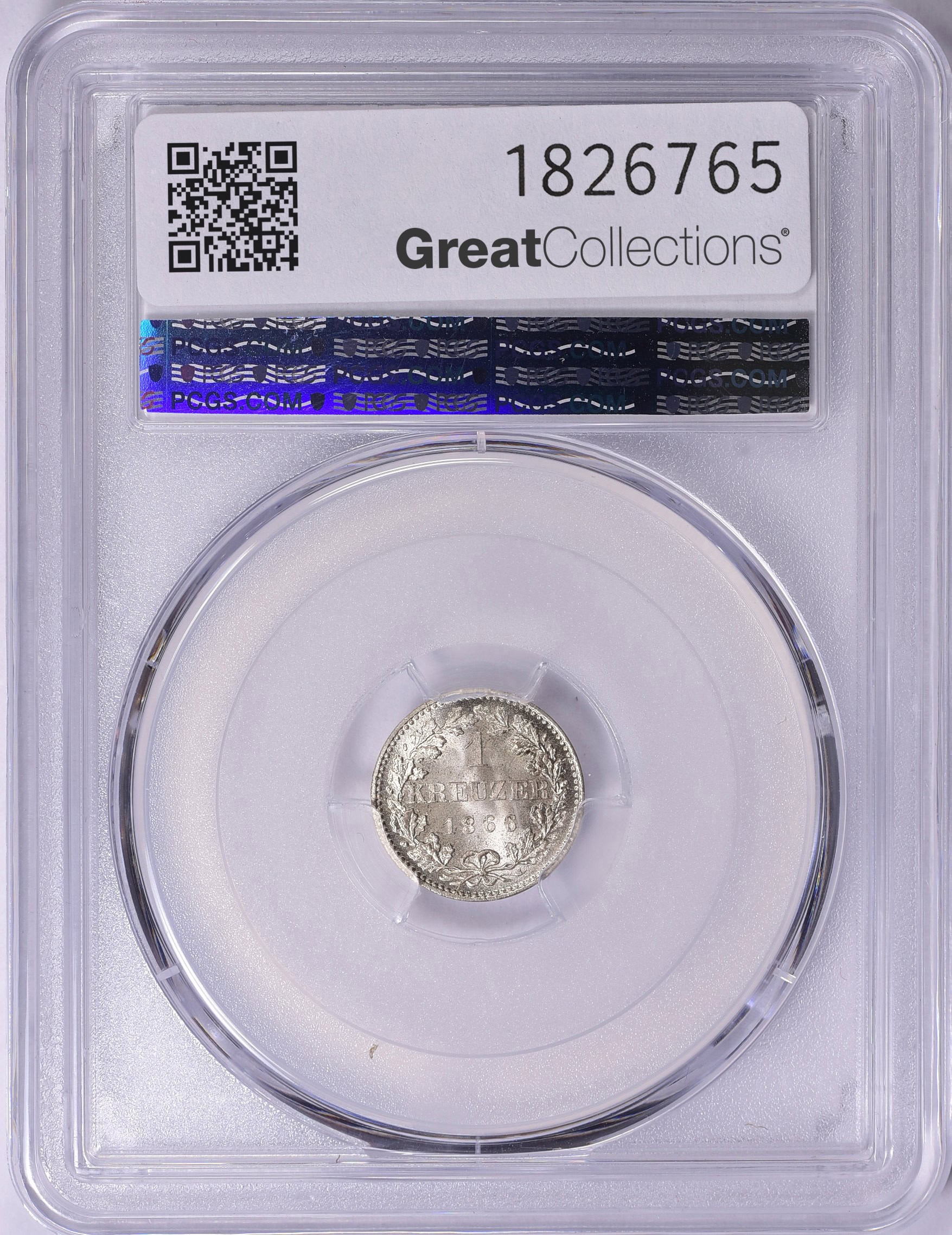 Germany - Frankfurt 1866 Silver Kreuzer KM-367 PCGS MS-68 (Item 1826765 ...