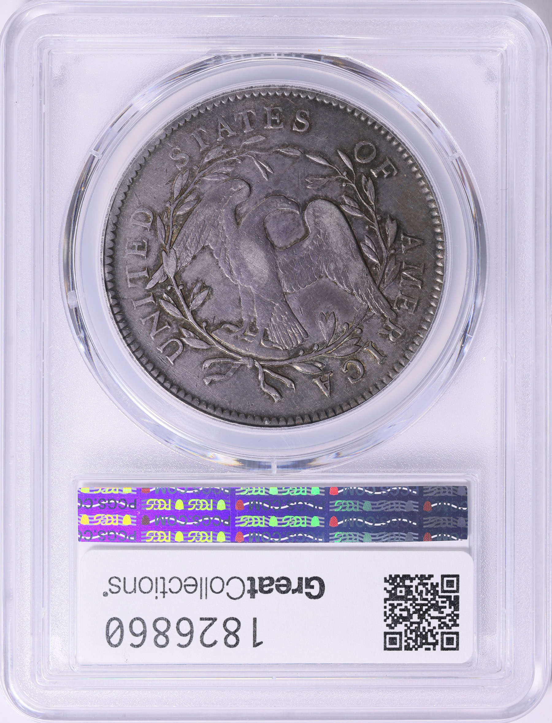 1795 Flowing Hair Silver Dollar 2 Leaves PCGS XF-45 (CAC Green) (Item 1826860 ...