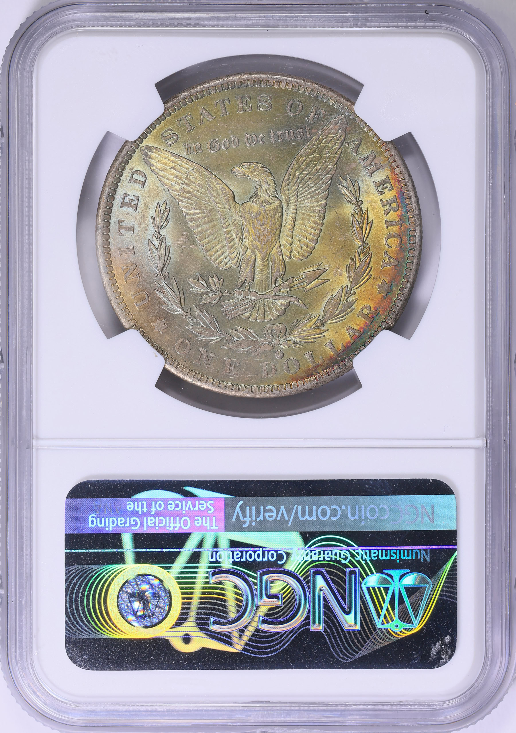 1884-O Morgan Silver Dollar NGC MS-63 (Toned) (Item 1826882) | GreatCollections Coin Auctions
