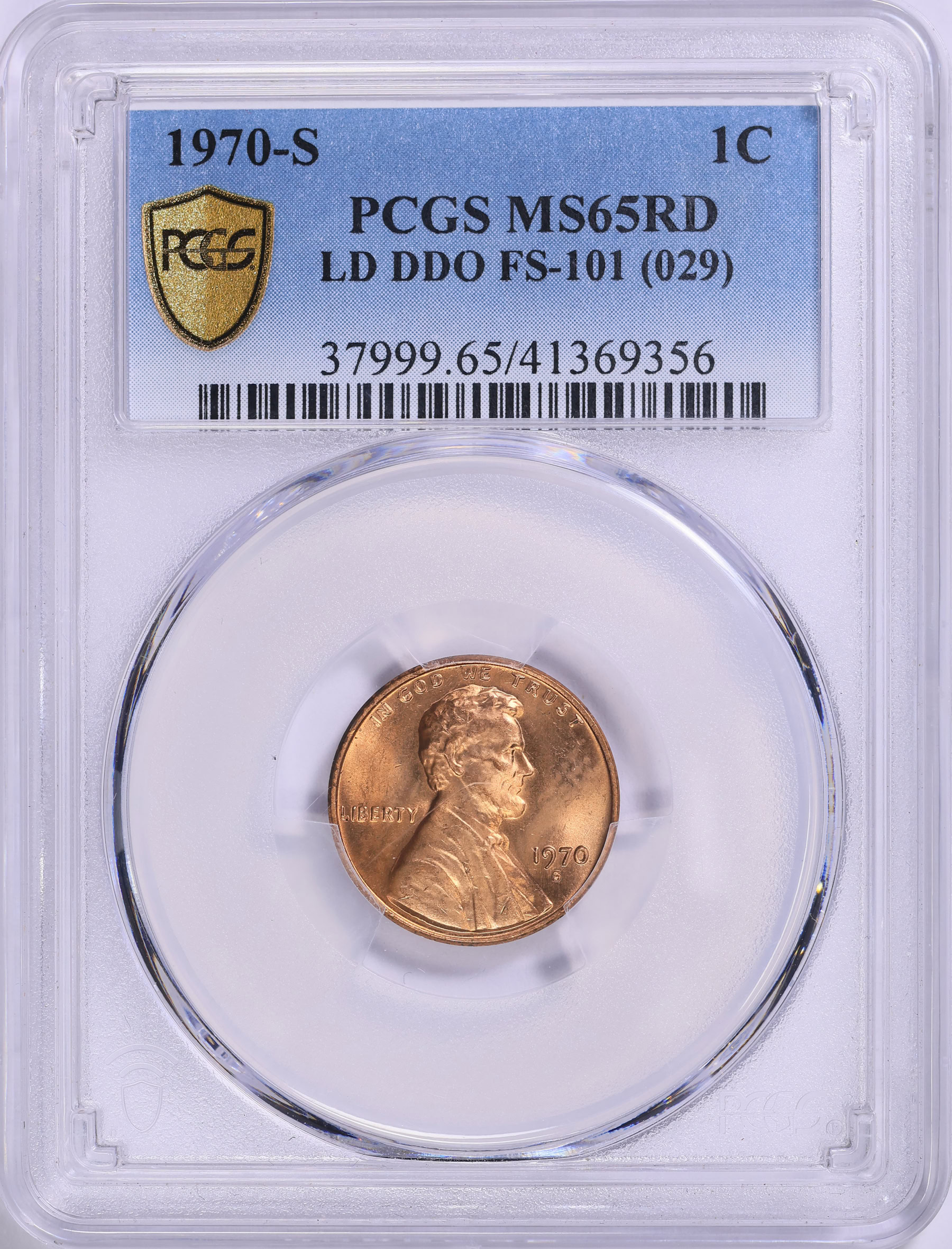 1970-S Lincoln Cent Doubled Die Obverse, Large Date FS-101 (029) PCGS ...