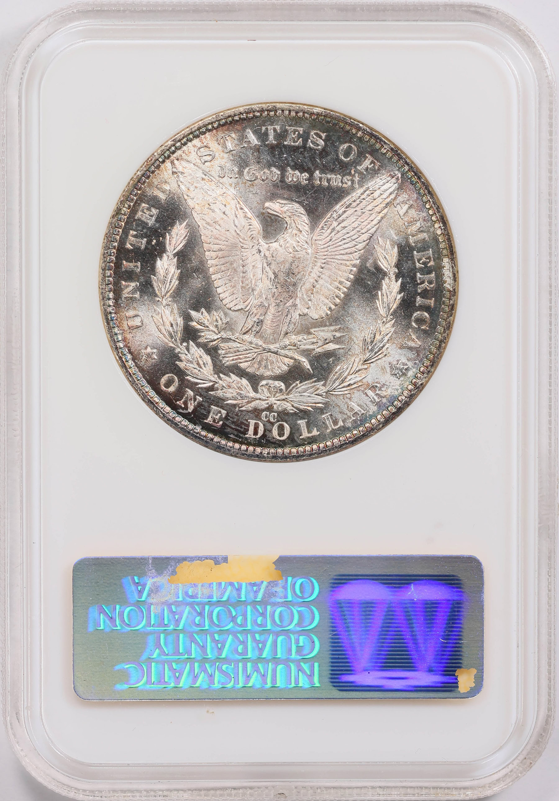1882-CC Morgan Silver Dollar NGC MS-64 DMPL OH (Toned) (Item 1827131) | GreatCollections Coin ...