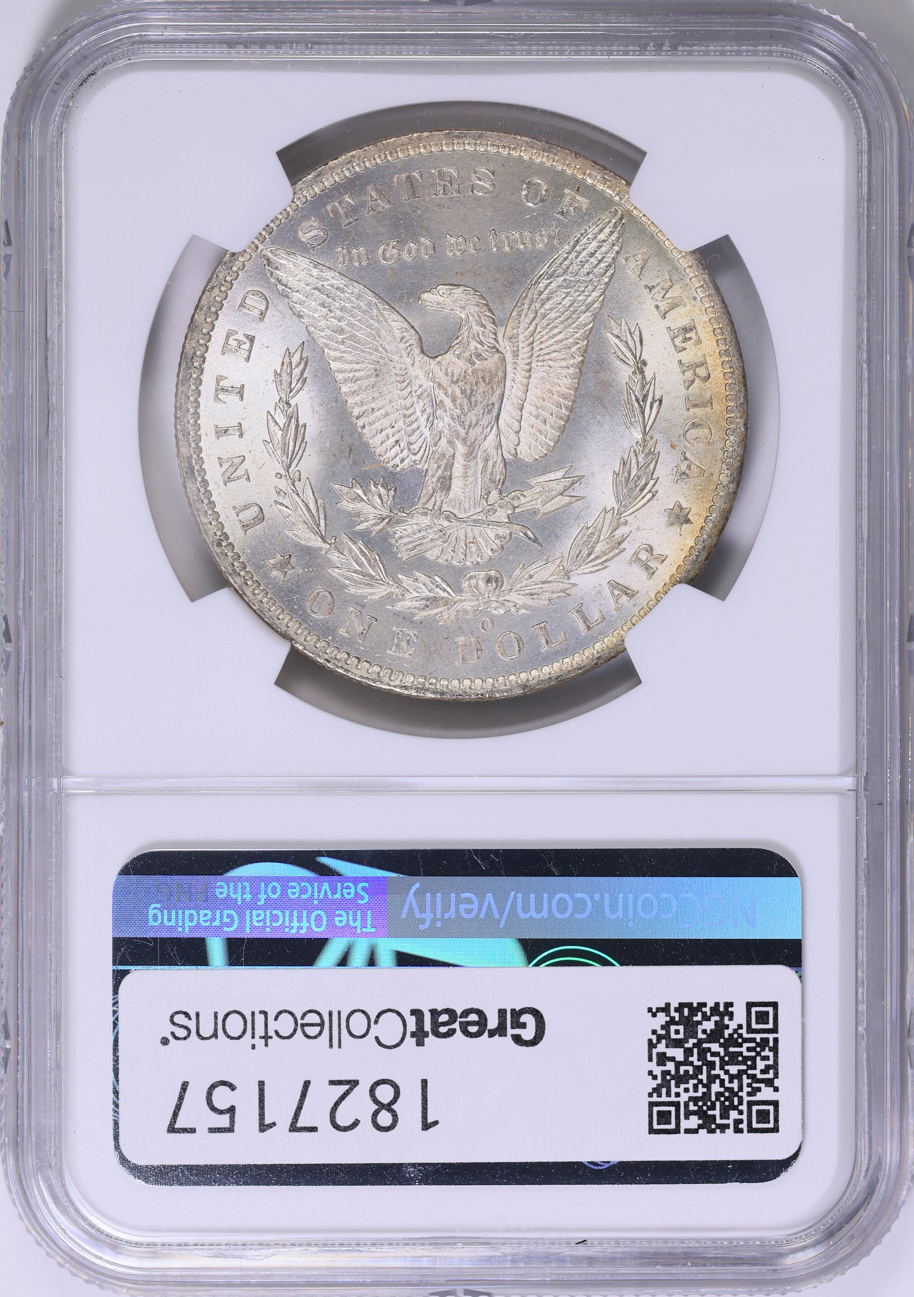 1885-O Morgan Silver Dollar NGC MS-65 ★ (Toned) (Item 1827157) | GreatCollections Coin Auctions